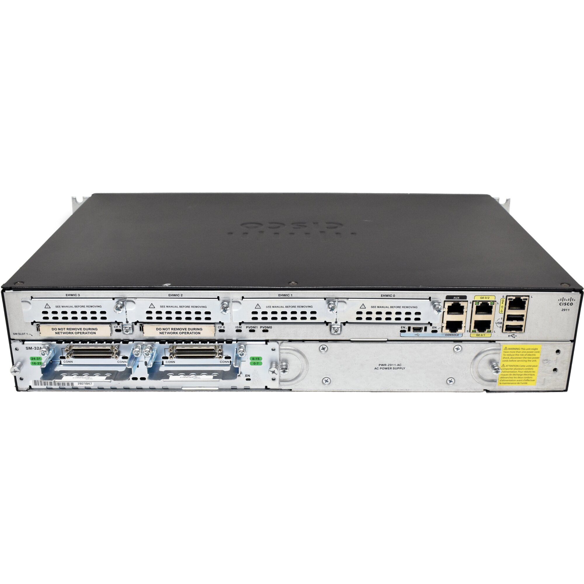 Cisco 2911 CISCO2911/K9 Integrated Services Router + Module SM32A ...