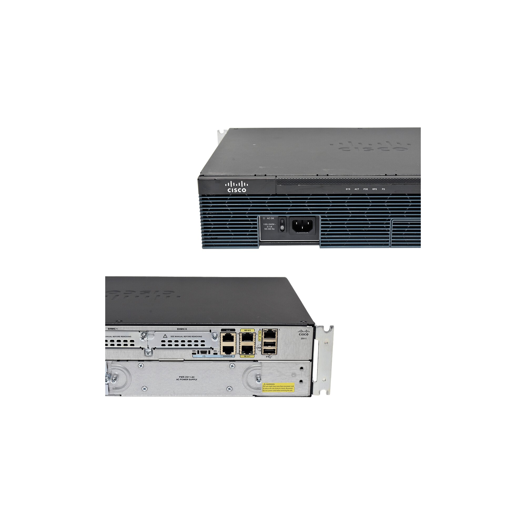 Cisco 2911 CISCO2911/K9 Integrated Services Router + Module SM32A ...