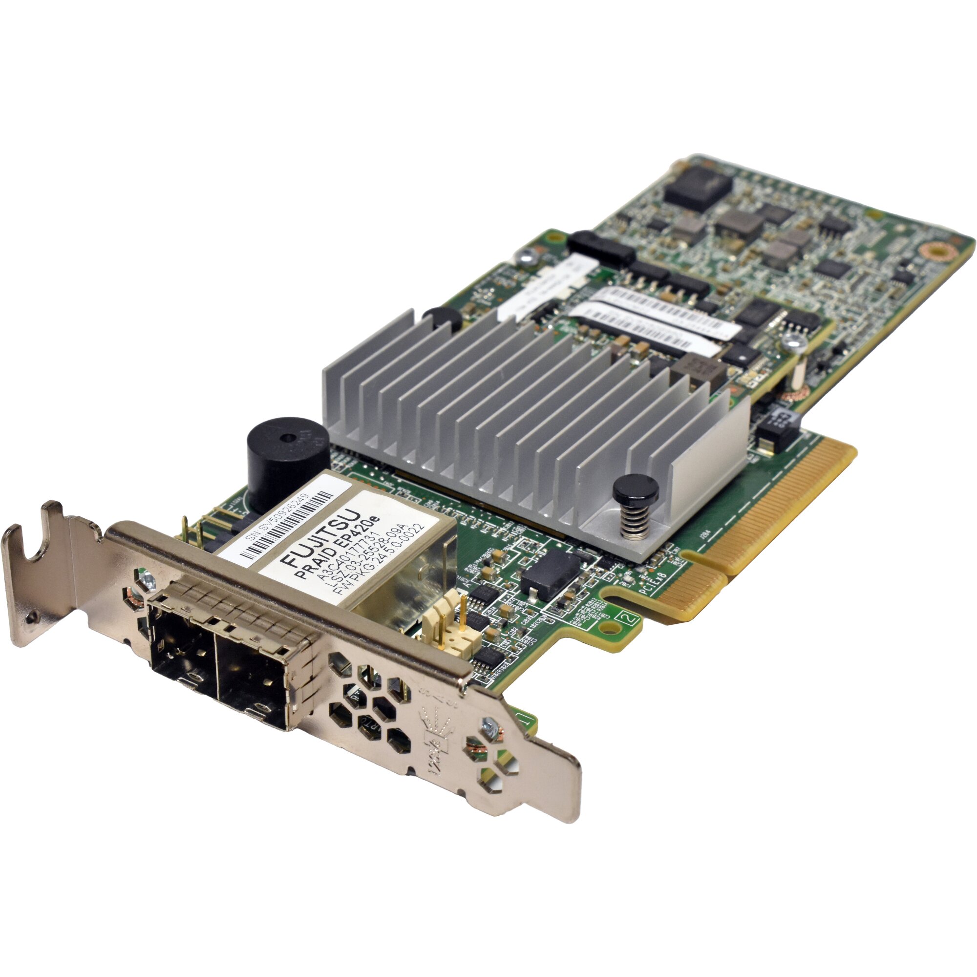 Fujitsu LSI PRAID EP420e Dual-Port 12Gb PCIe x8 3.0 SAS/SATA RAID ...