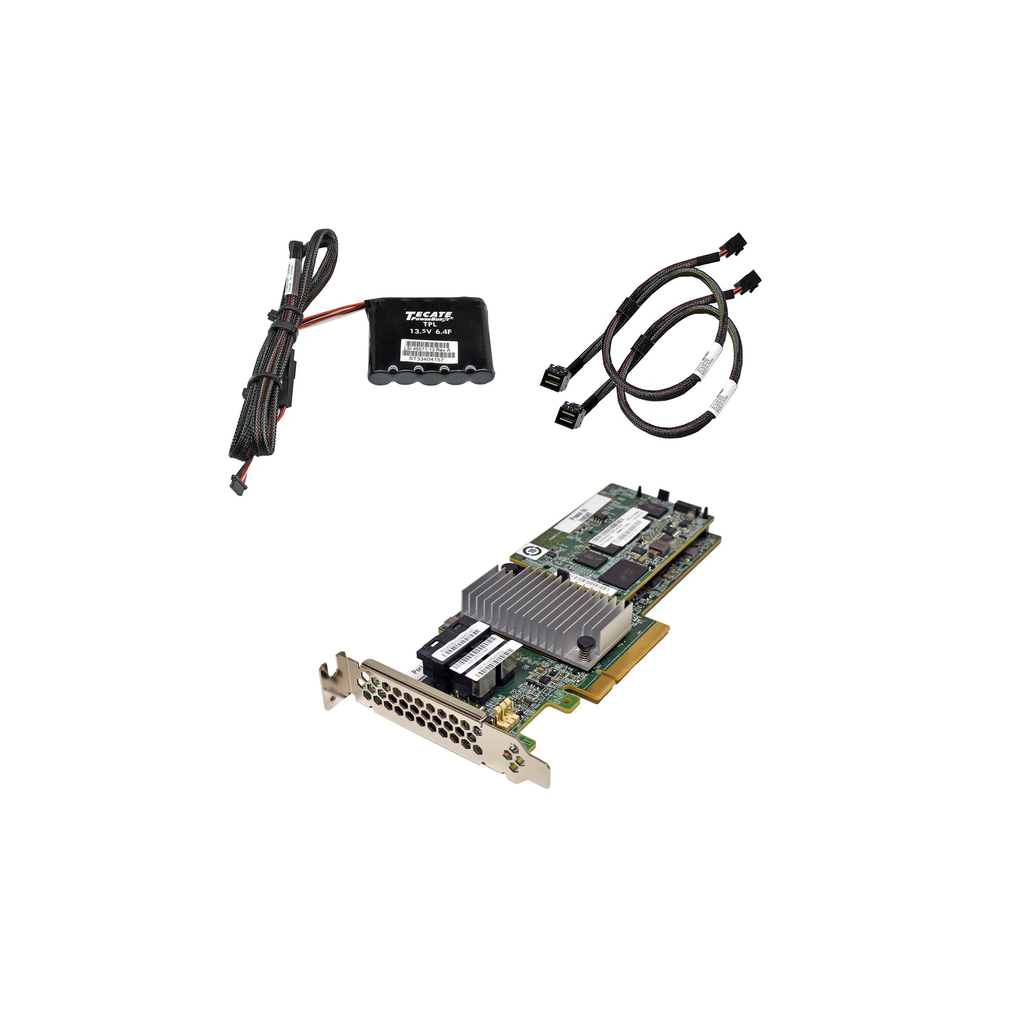 IBM ServeRAID M5210 12G RAID Controller 46C9111 + SAS Kabel + 4GB Cache ...