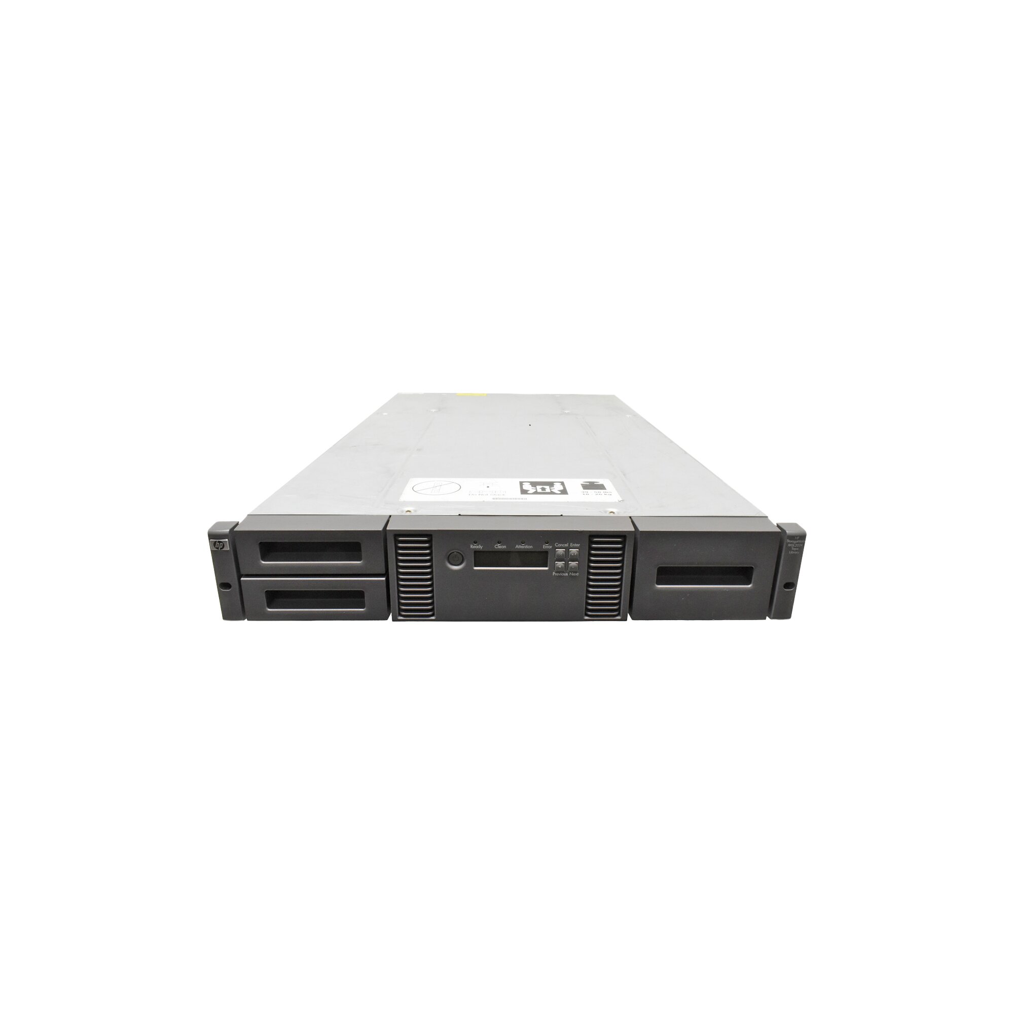 HP StorageWorks MSL2024 AK379A 407351-001 24-Slot Tape Library 2x LTO-5 ...