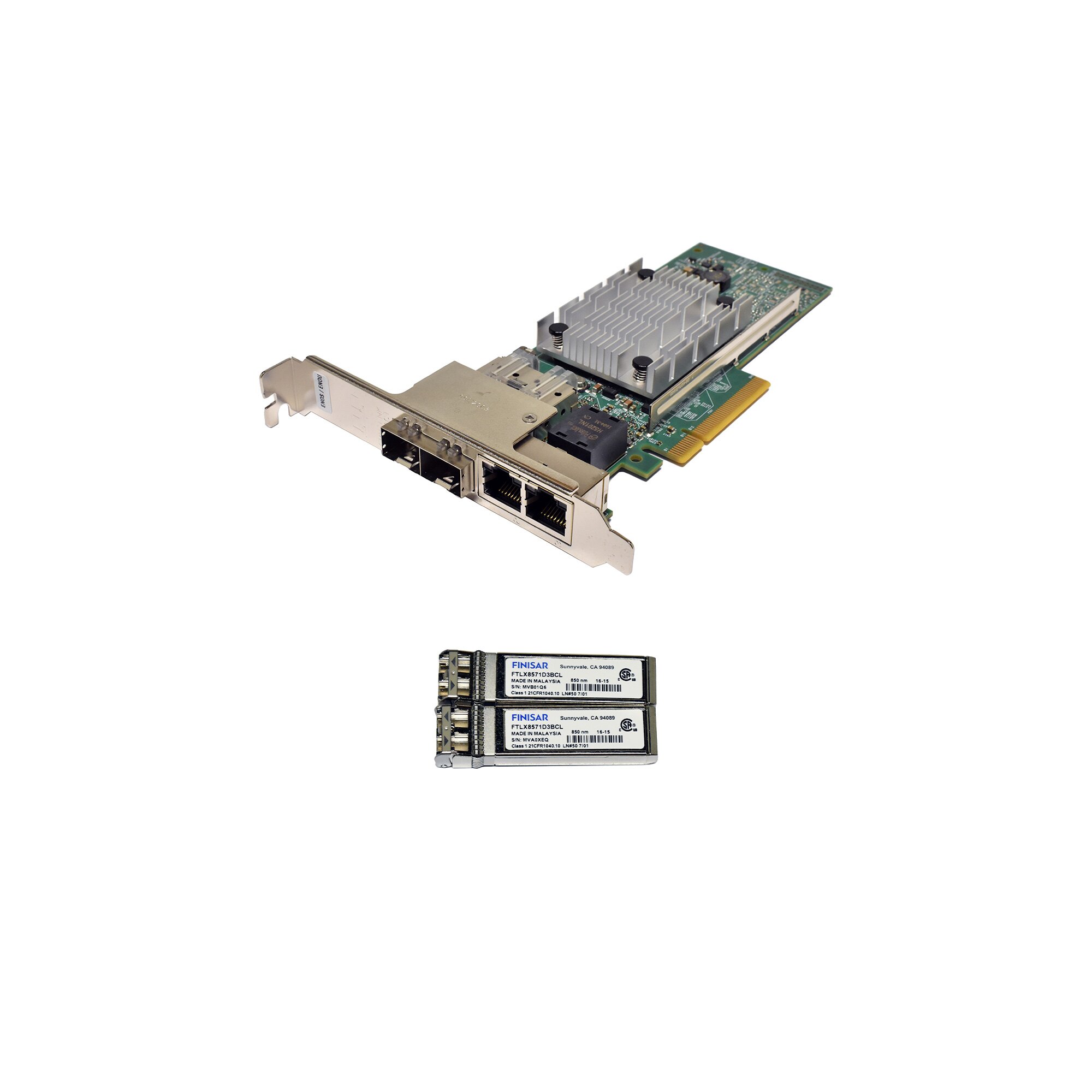 IBM Netzwerk Karte 10Gb SFP 1Gb Ethernet Adapter PCIe 4-Port 00E2719 FP ...