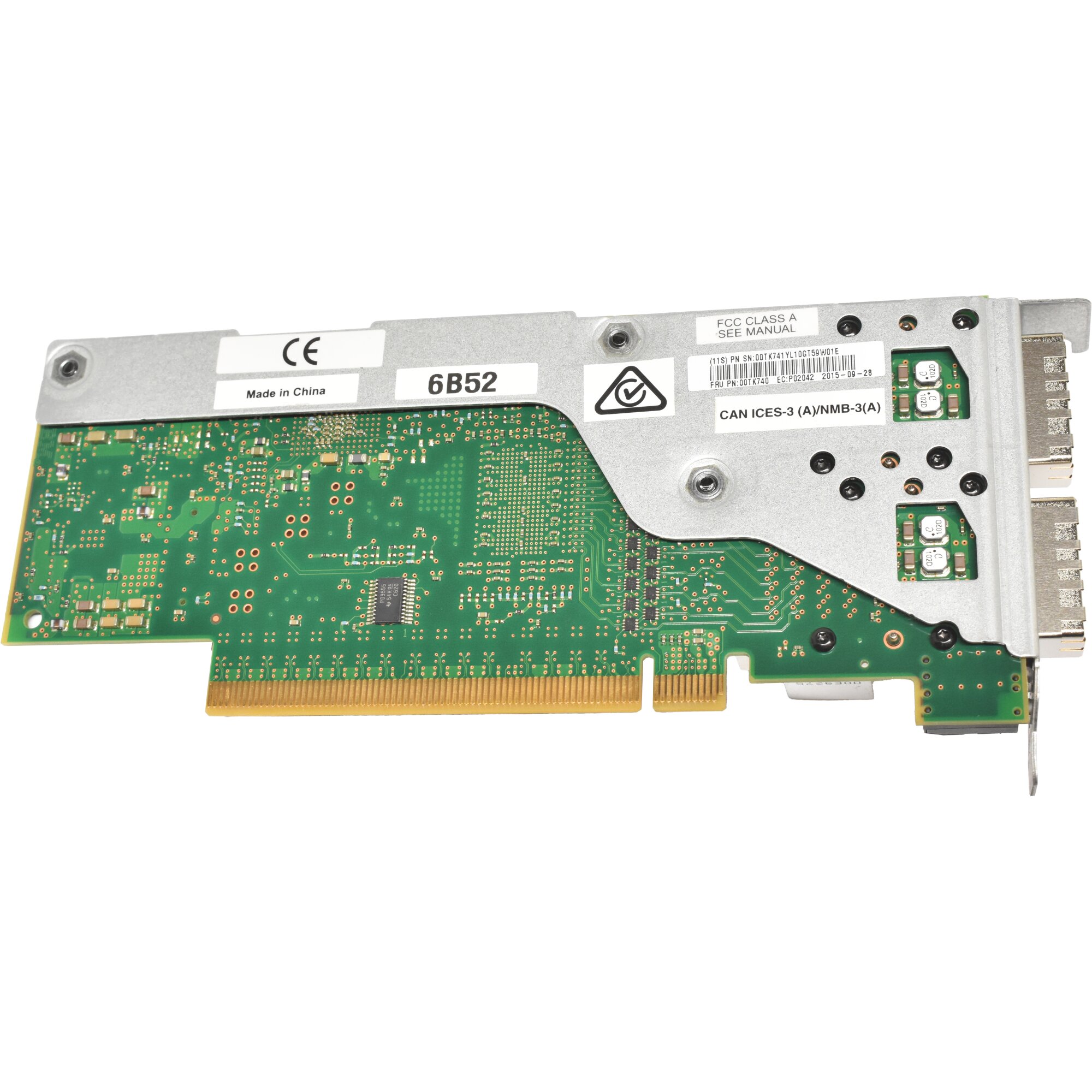 IBM 00TK740 PCle3 Optical Cable Adapter Expansion 6B52 - Piospartslap