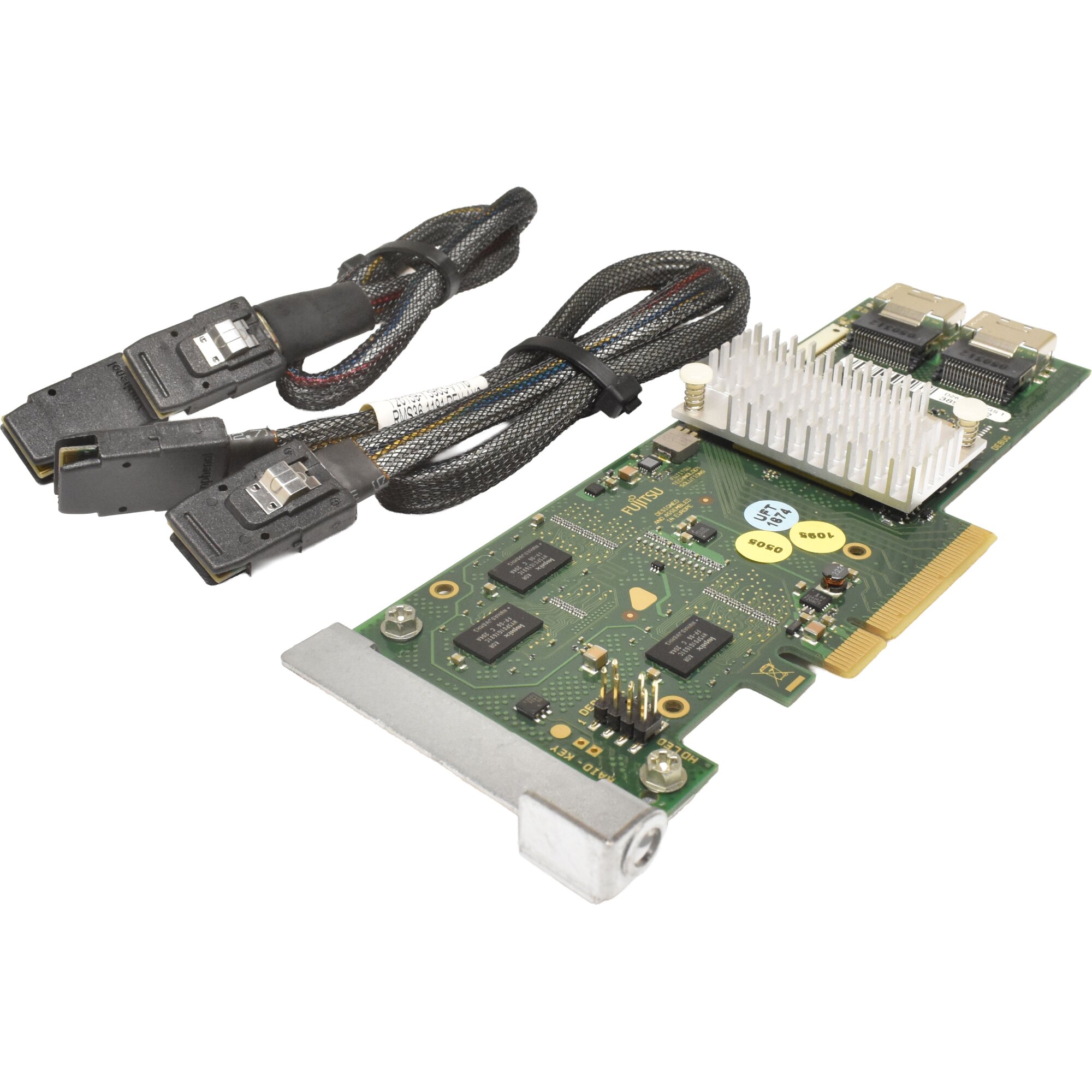 Fujitsu D2616-A22 GS1 6Gb PCle x8 SAS Raid Controller +iBBU +2x SAS ...
