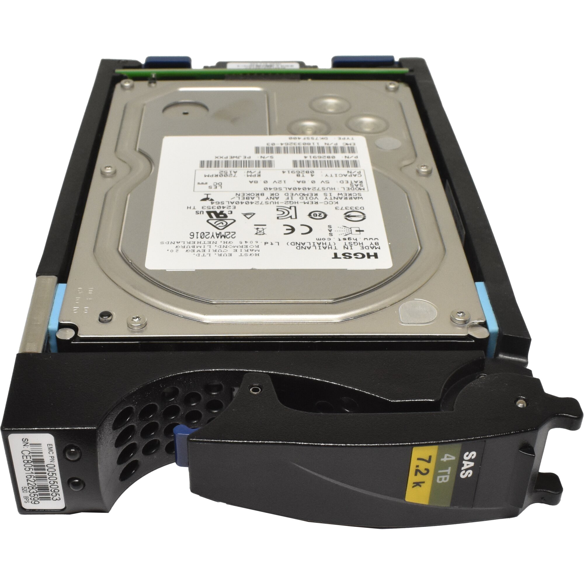 EMC HGST 4TB 3.5" 7.2K 6G SAS HDD Festplatte HUS724040ALS640 0B26914 ...