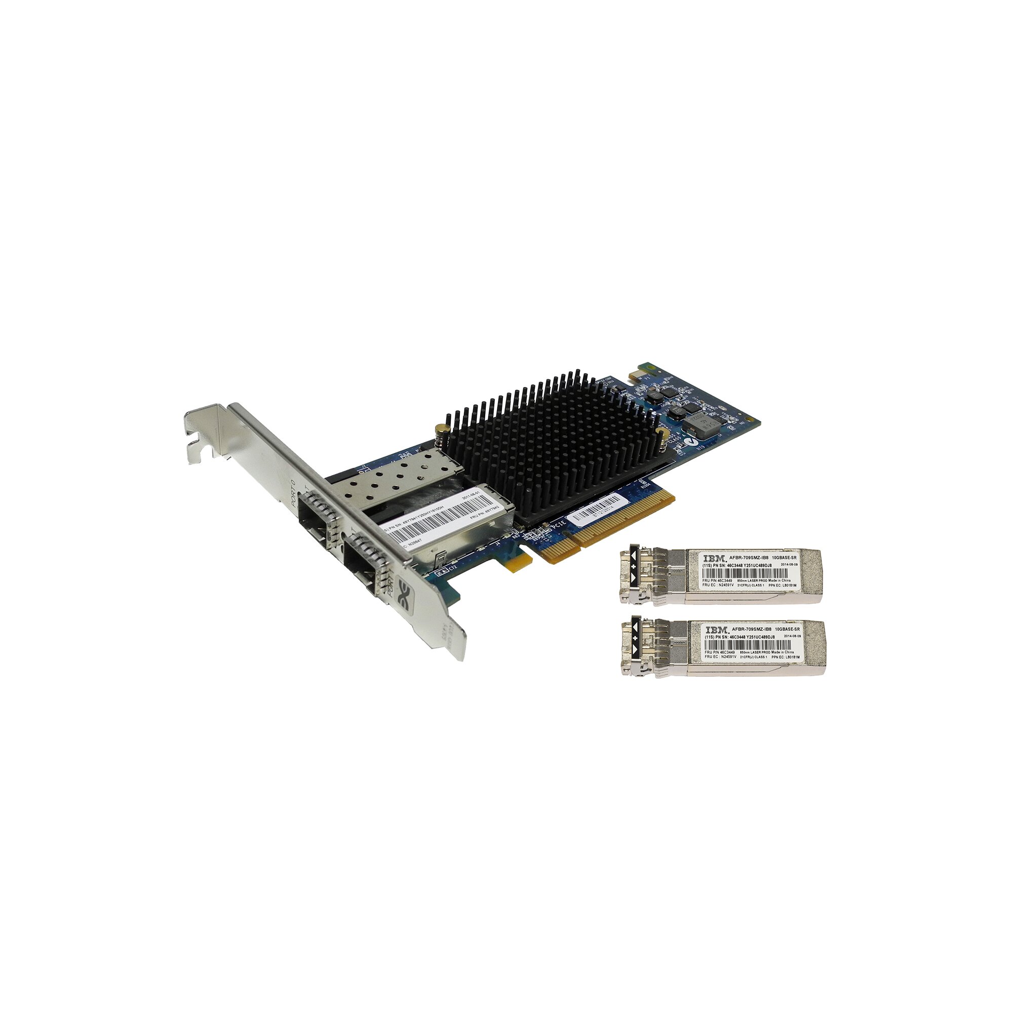 Emulex Oce11102 EMULEX IBM OCE11102 Dual Port 10GbE FC SFP+ PCIe X8