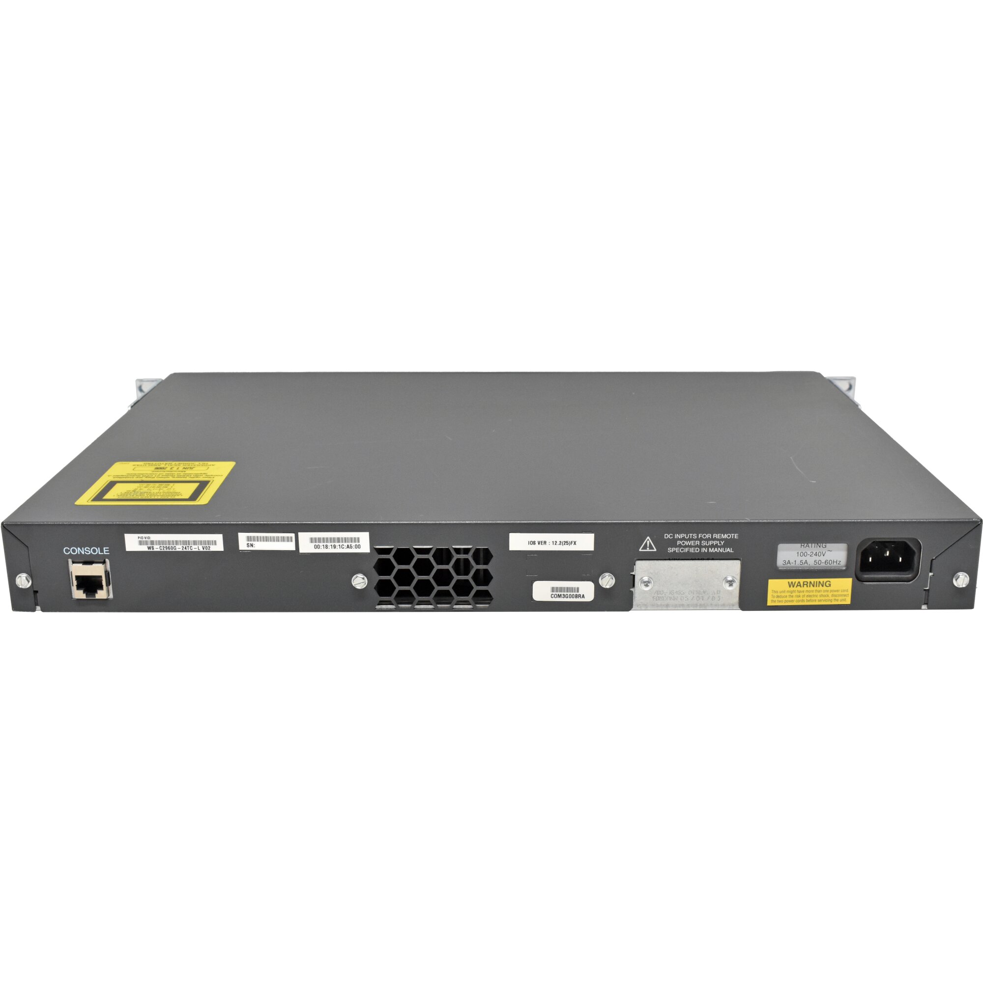 Cisco Catalyst WS-C2960G-24TC-L 24-Port RJ-45 GE Switch 4x Combo-Port ...