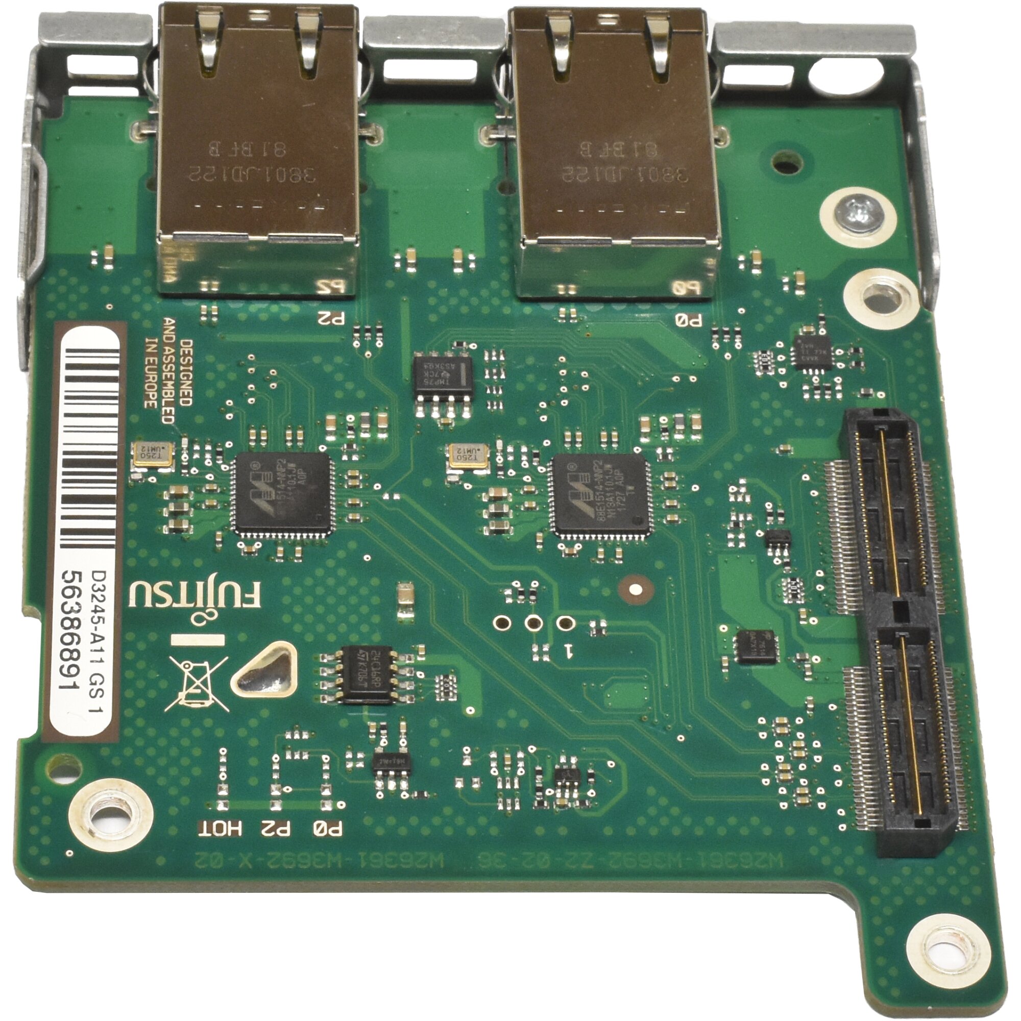 Fujitsu D3245-A11 Dual-Port 1GbE Network Adapter - Piospartslap