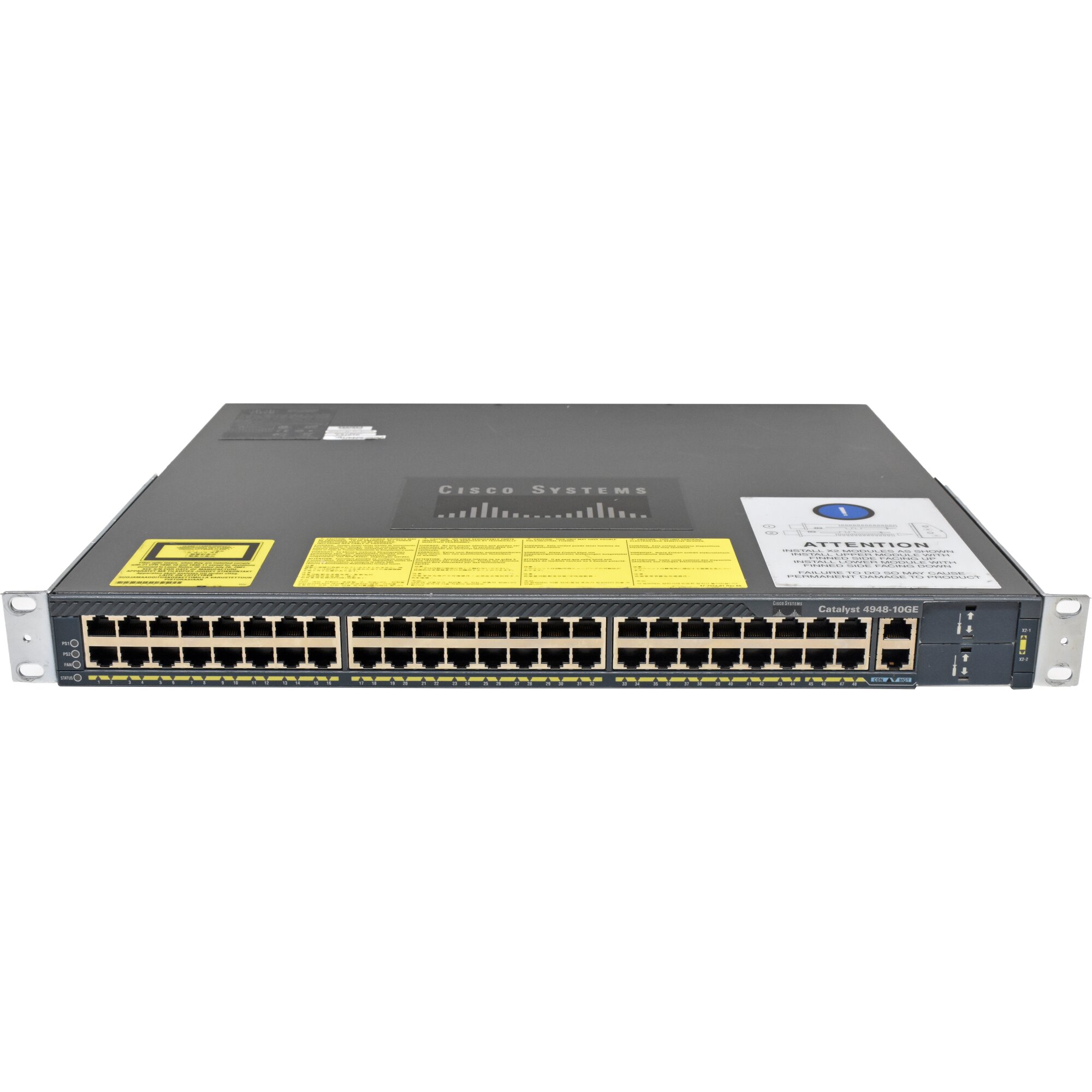 Cisco Catalyst WS-C4948-10GE 48-Port RJ-45 GE Switch - Piospartslap