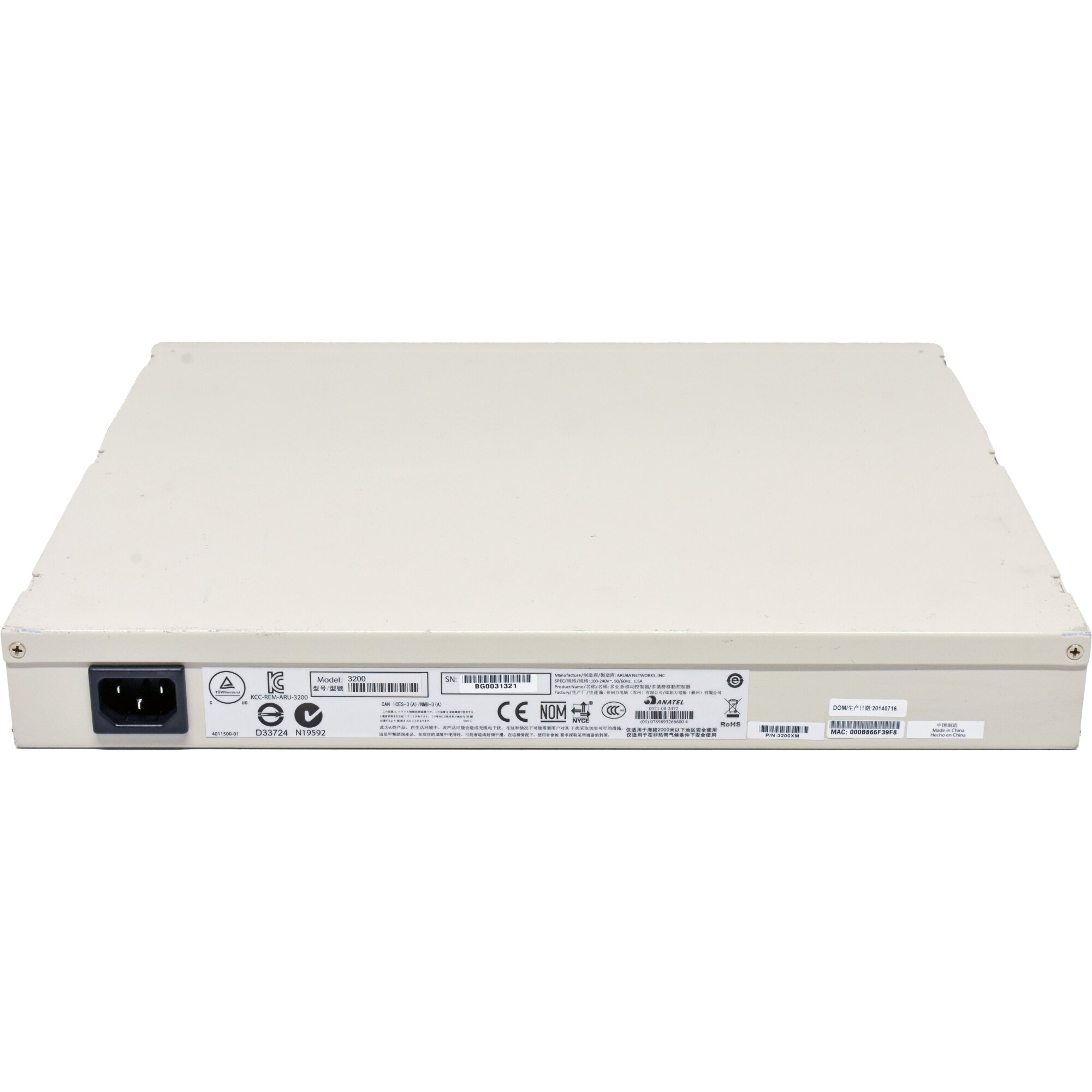 Aruba 3200 3200XM Mobility Controller Wireless LAN Controller ...