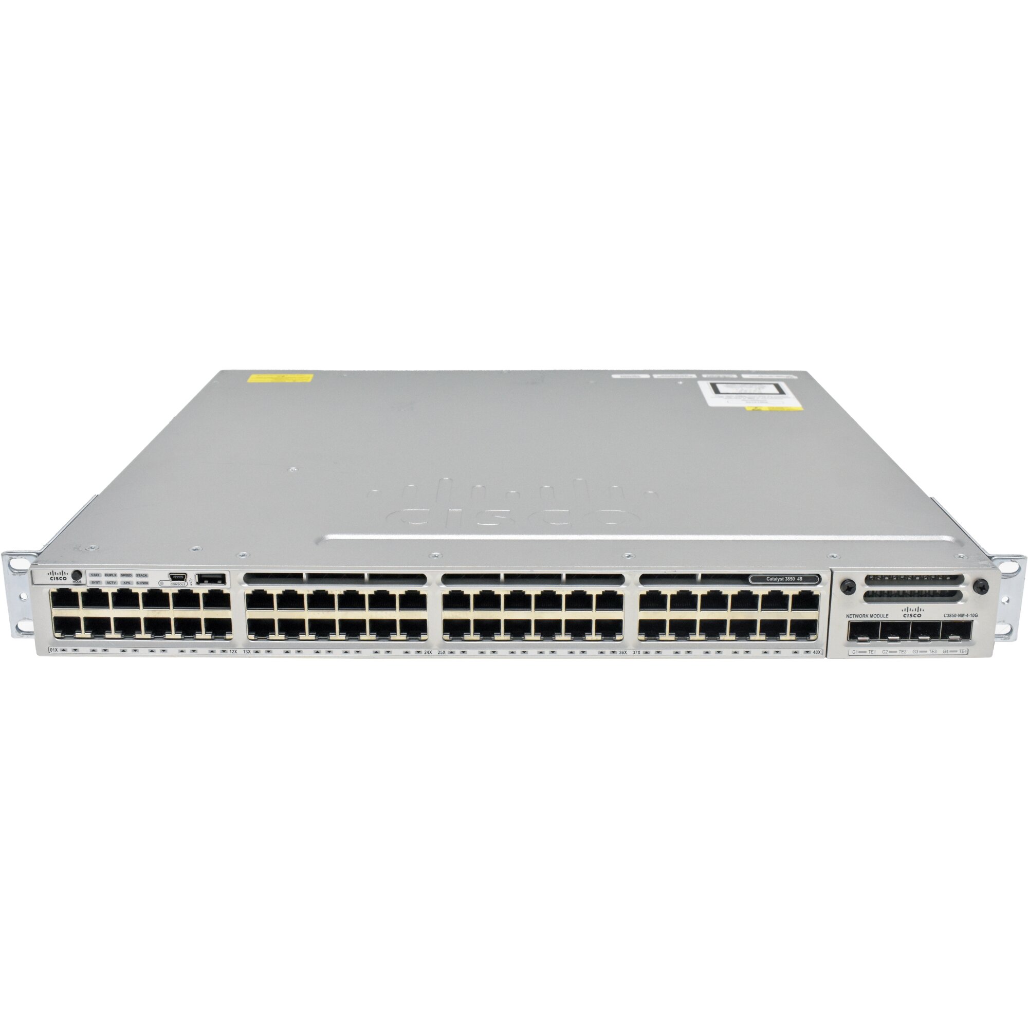 Cisco Catalyst WS-C3850-48T-S 48-Port RJ-45 stackable GE Switch +Module ...