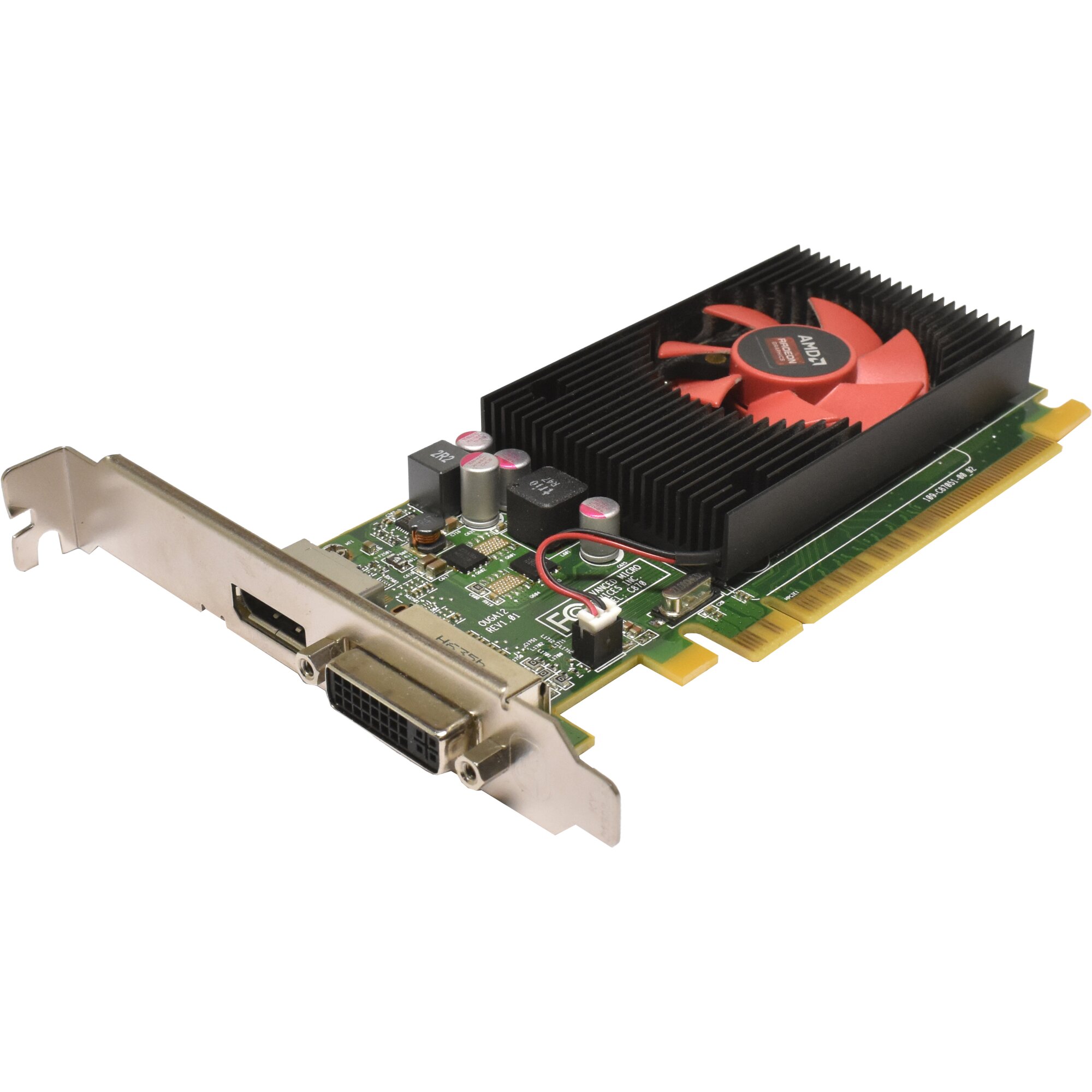 Dell AMD Radeon R5 340X Grafikkarte 2GB DDR3 DP DVI PCI-E 1.0 x16 C870 ...