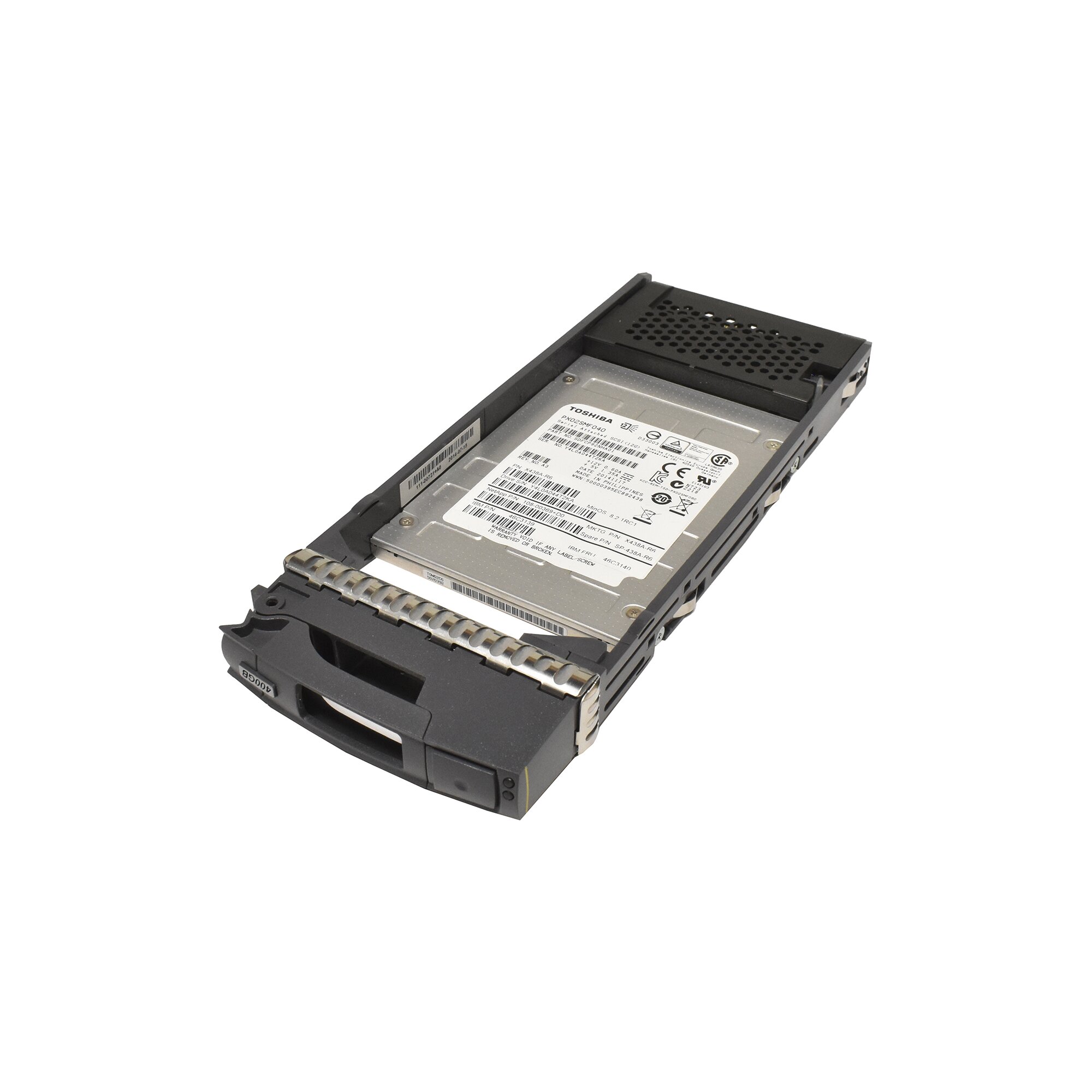 NetApp Toshiba PX02SMF040 400GB 2.5" Zoll 12G SAS SSD X438A-R6 ...