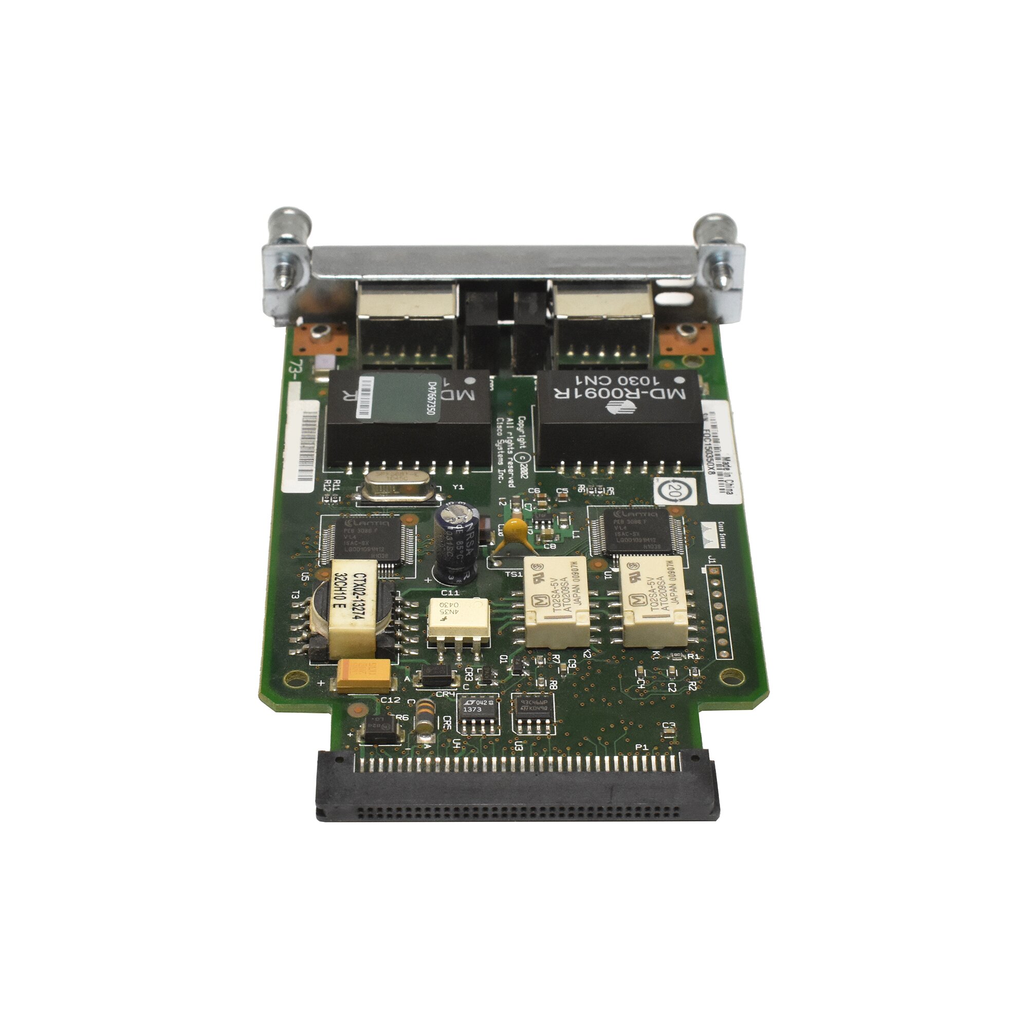 Cisco VIC2-2BRI-NT/TE 2-Port Voice Interface Card - Piospartslap