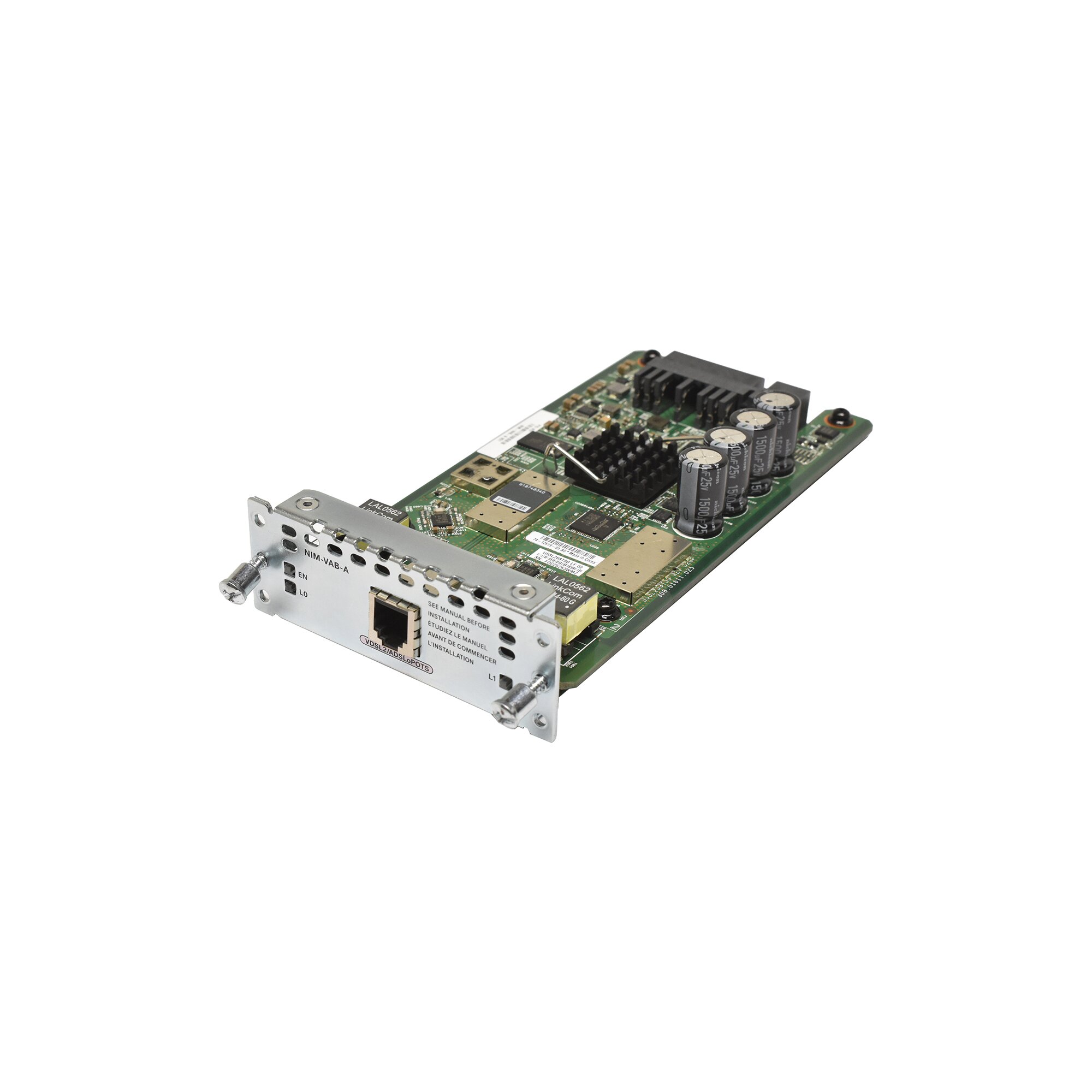 Cisco NIM-VAB-A Modem Network Interface Module VDSL2/ADEL2+ over POTS ...