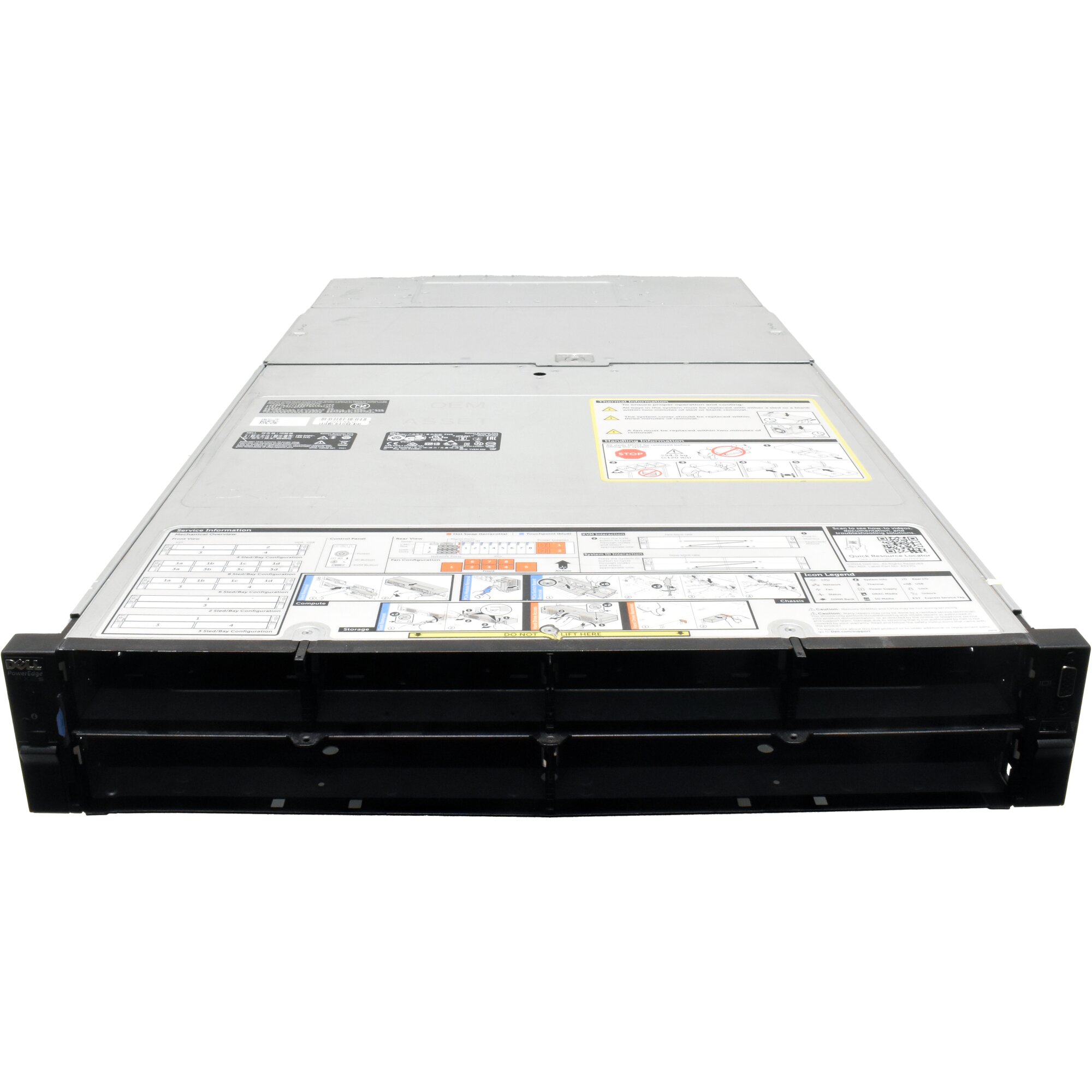 Dell PowerEdge FX2s Rack Server 05WV75 CMC 2x FN410S 8x Riser Module 2x ...