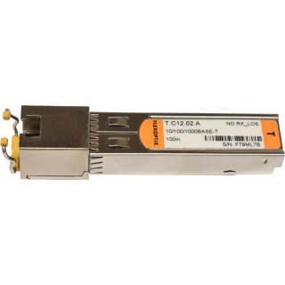 FlexOptix GBIC T.C12.02.A 1000Base-T SFP 100m Transceiver - Piospartslap