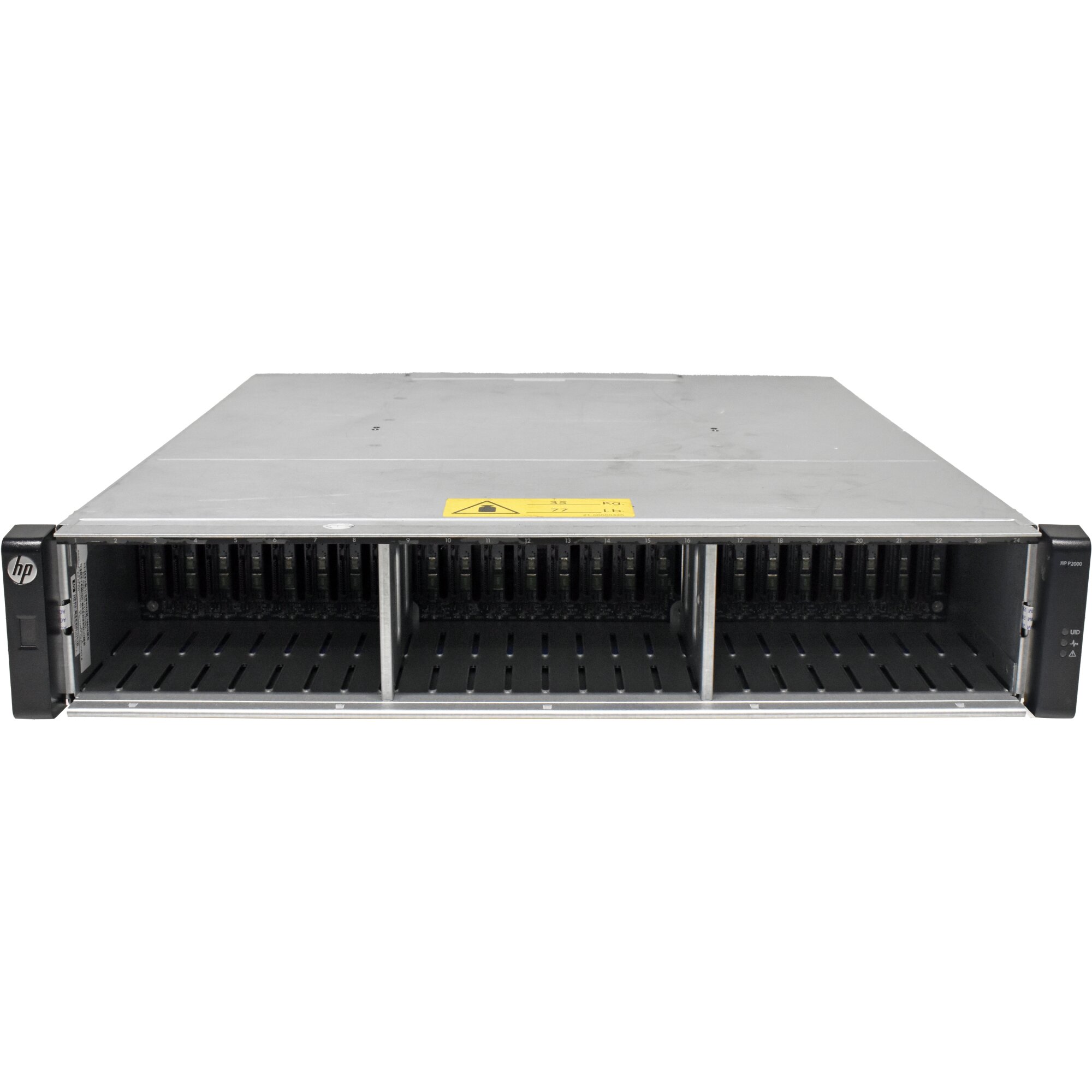 HP StorageWorks P2000 AW594B 2x Controller AW592B 24x SFF Bay 2x PSU no ...