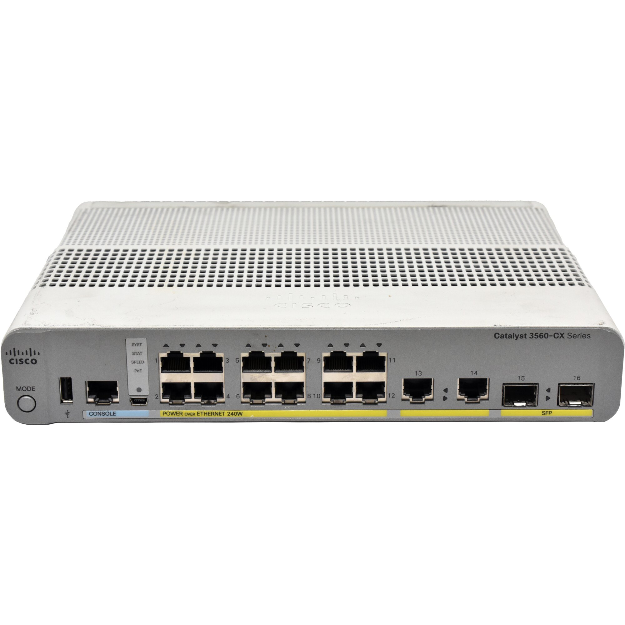 Cisco Catalyst WS-C3560CX-12PC-S 12-Port PoE+ Gigabit Ethernet Switch ...