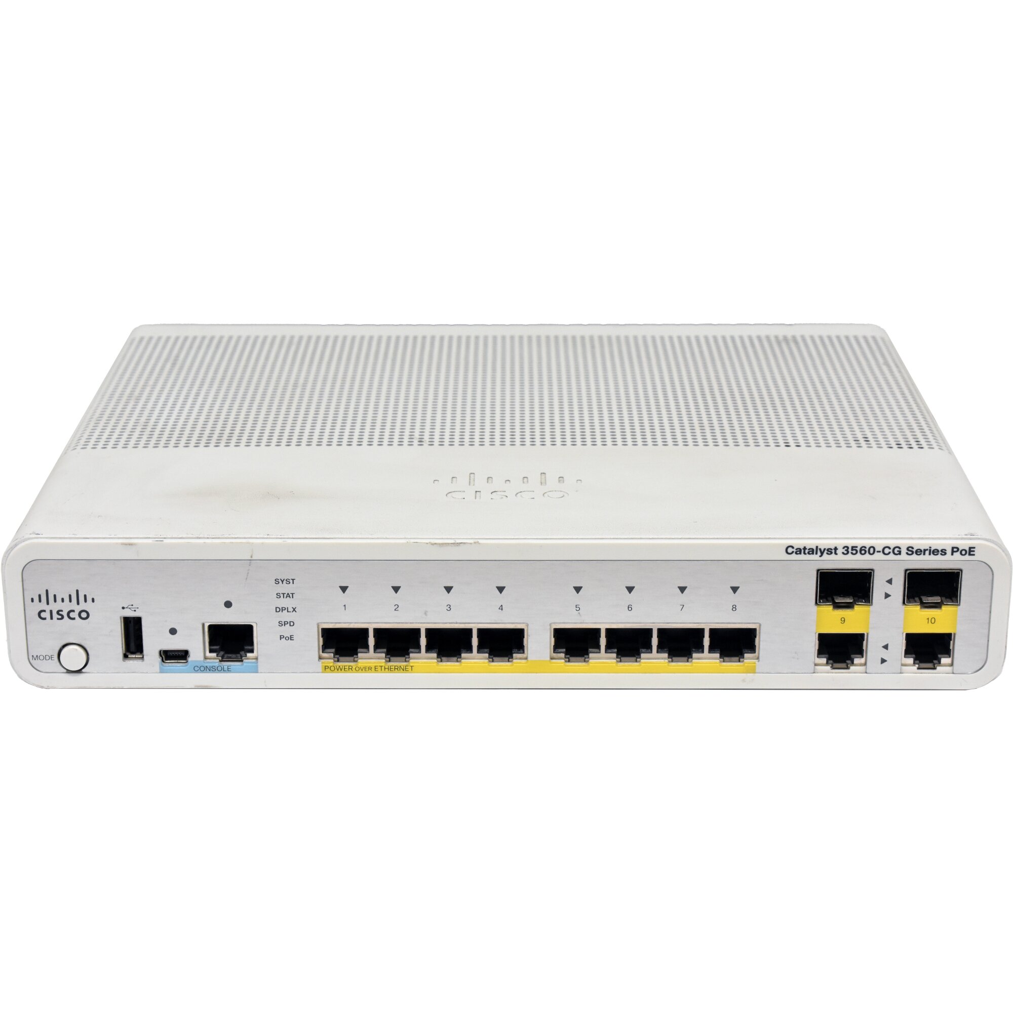 Cisco Catalyst WS-C3560CG-8PC-S 8-Port PoE+ Gigabit Ethernet Switch 2x ...