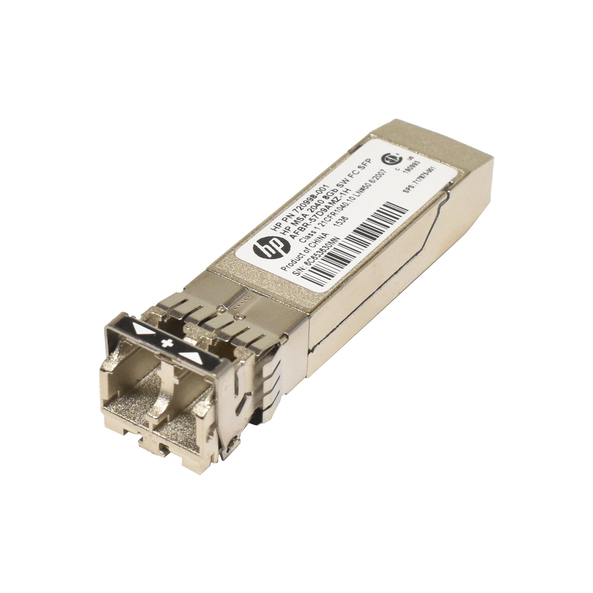 HP MSA 2040 GBIC AFBR-57D9AMZ-1H 8Gbps SFP SW 850nm 150m 720998-001 ...