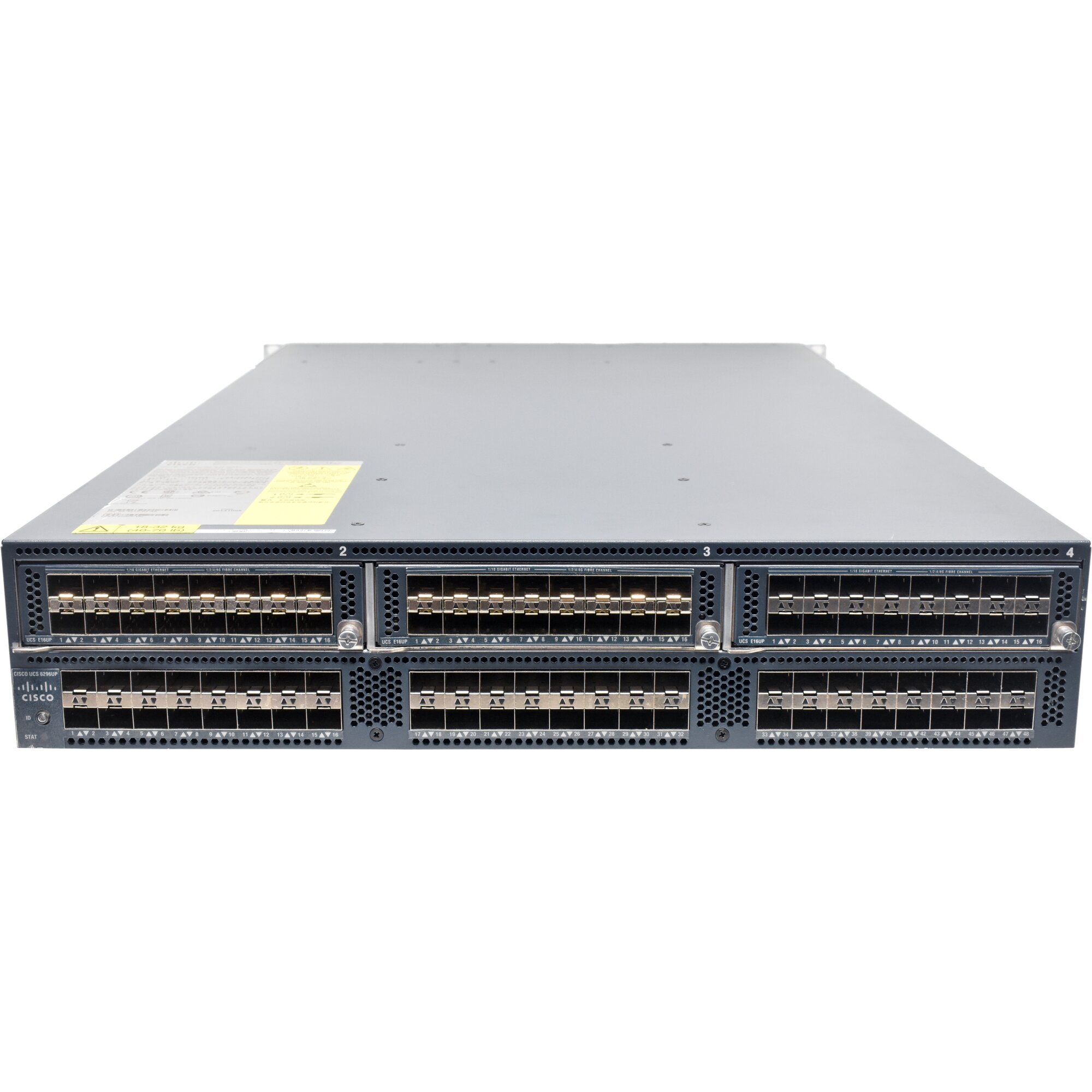 Cisco UCS-FI-6296UP 68-4272-02 96-Port 8/10 SFP+ FCoE FC Switch 13 Mini ...