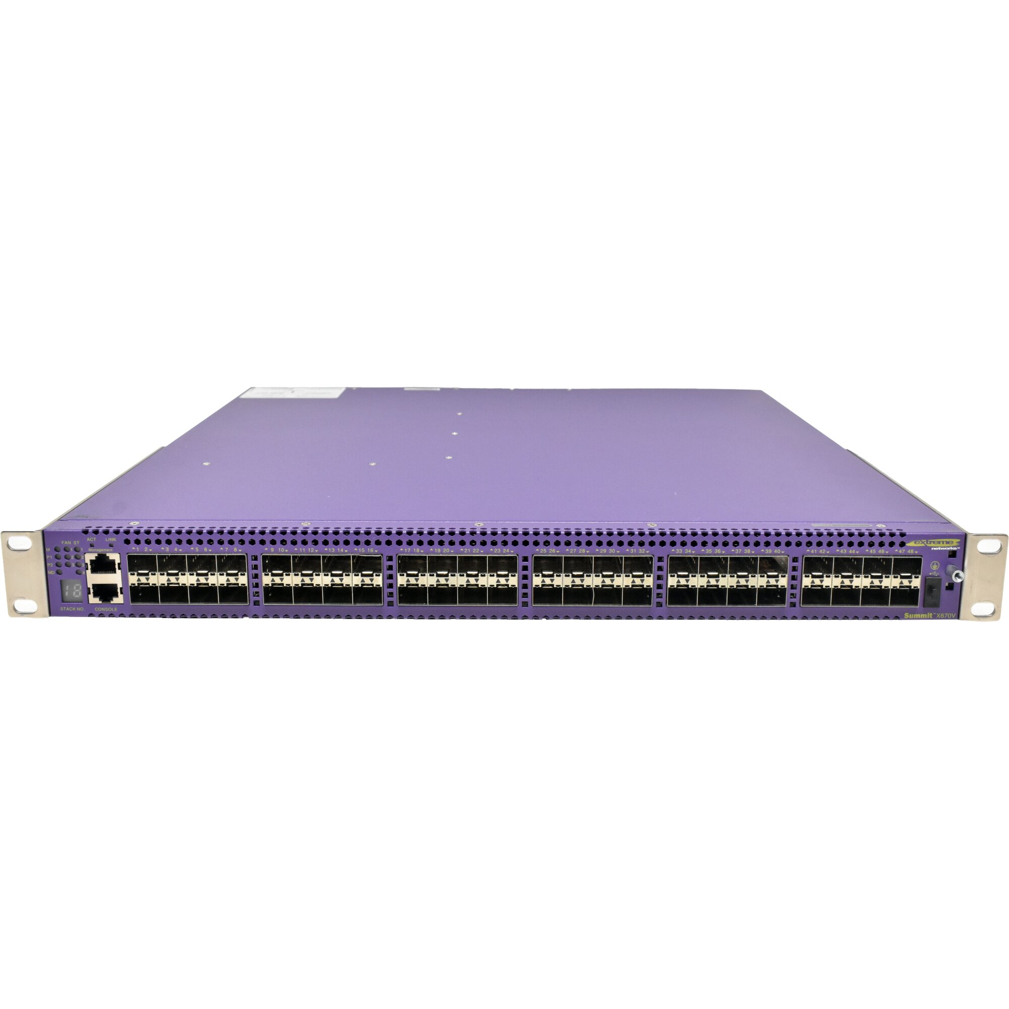 Extreme Summit X670V-48x-FB 17101 48-Port SFP+ 10GE Switch - Piospartslap