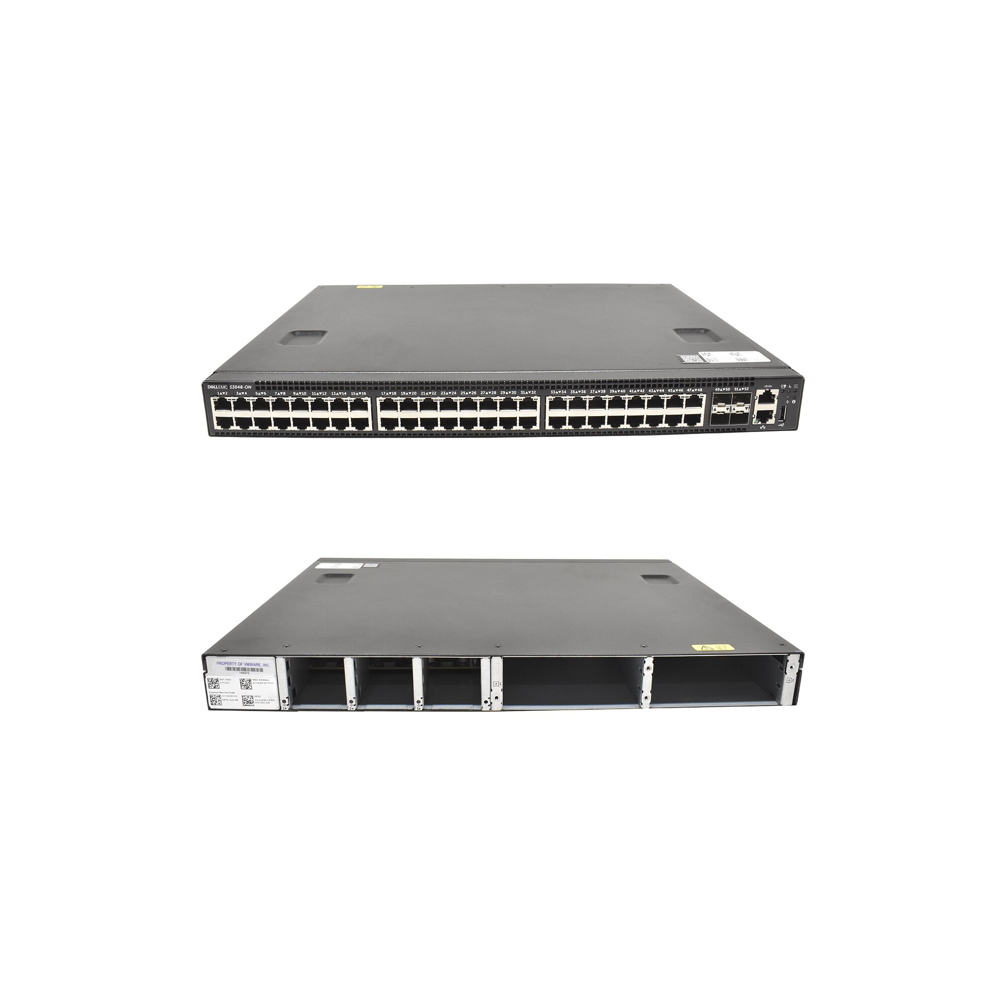 Dell EMC PowerSwitch S3048-ON 48-Ports 1G 4-Ports SFP+ 10G No OS No PSU ...