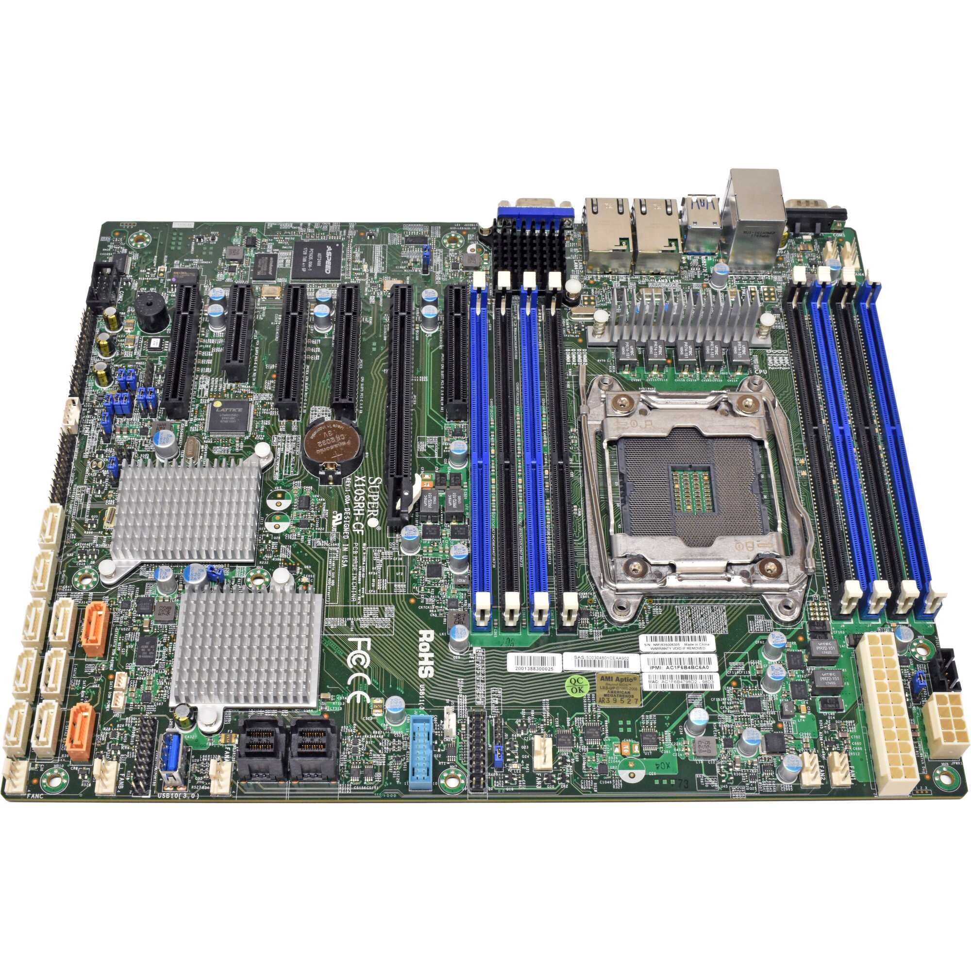 Supermicro ATX Motherboard X10SRH-CF REV: 1.00A no CPU no RAM no ...