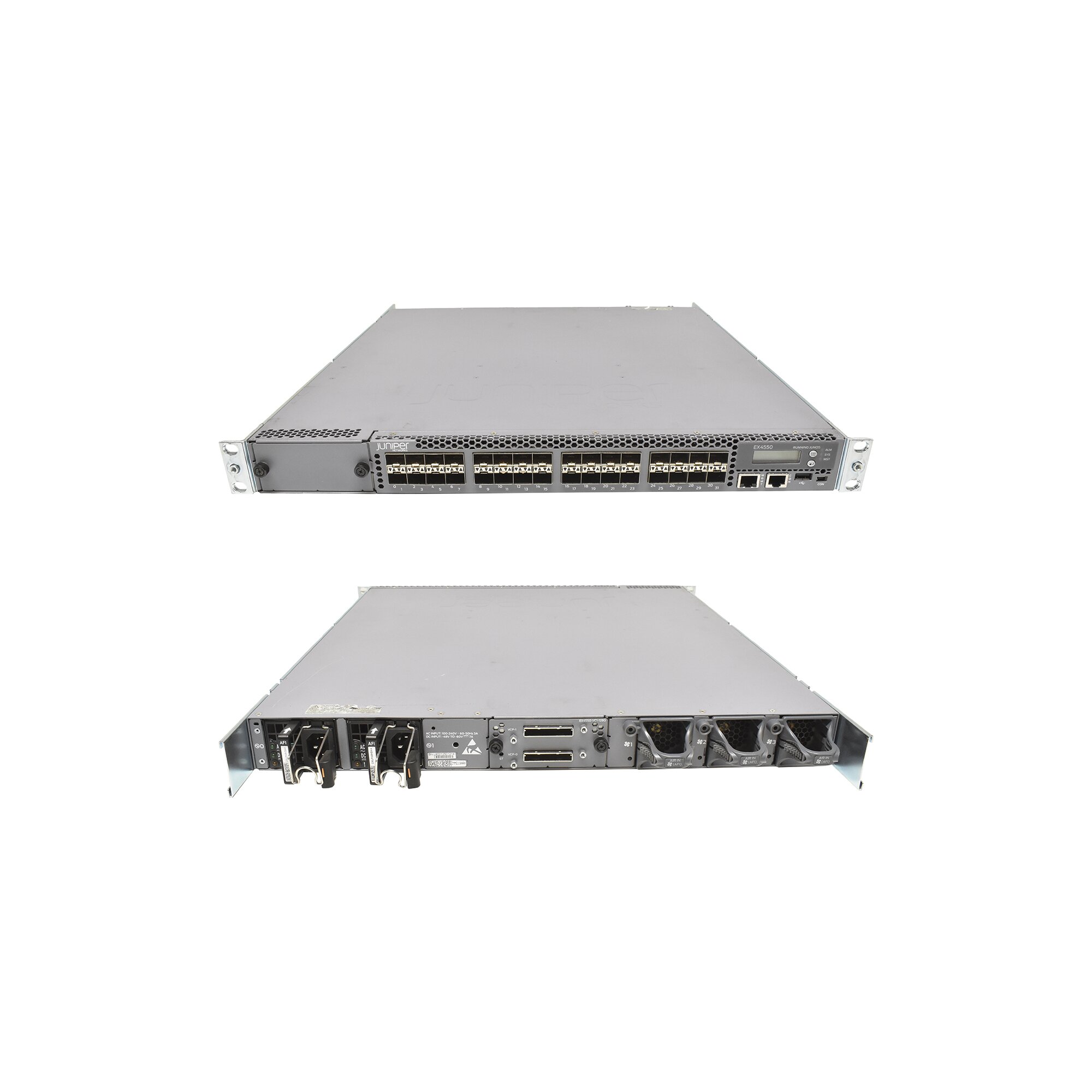 Juniper Switch EX4550-32F-AFI 750-045402 32-Port SFP+ 10GE EX4550-VC1 ...