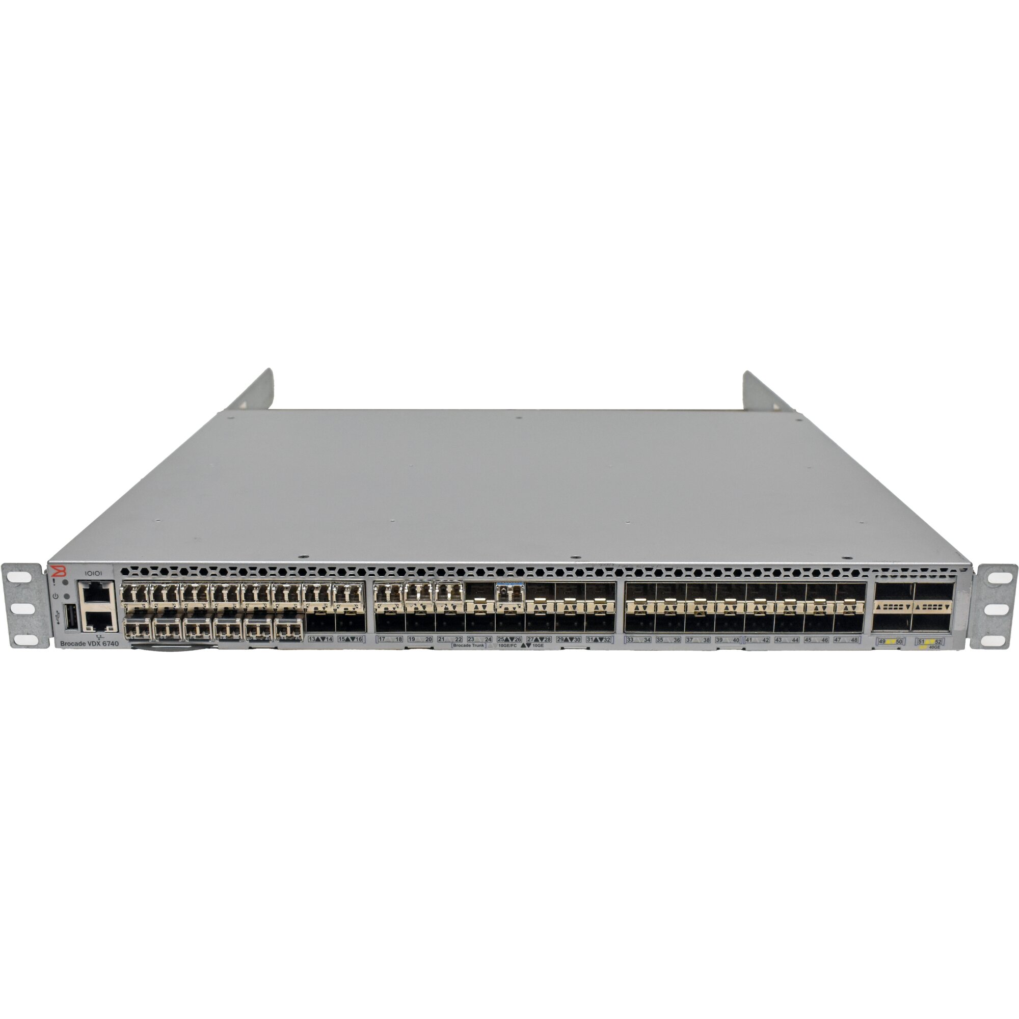 Brocade BR-VDX6740-24-F 48-Port 10G SFP+ Ethernet Switch 4x 40G QSFP+ ...