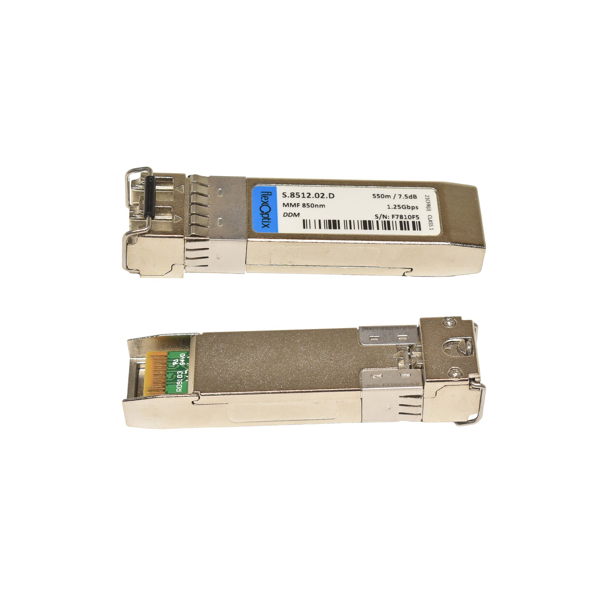 FlexOptix GBIC S.8512.02.D 1.25Gbps SFP MMF 850nm 550m / 7.5dB ...