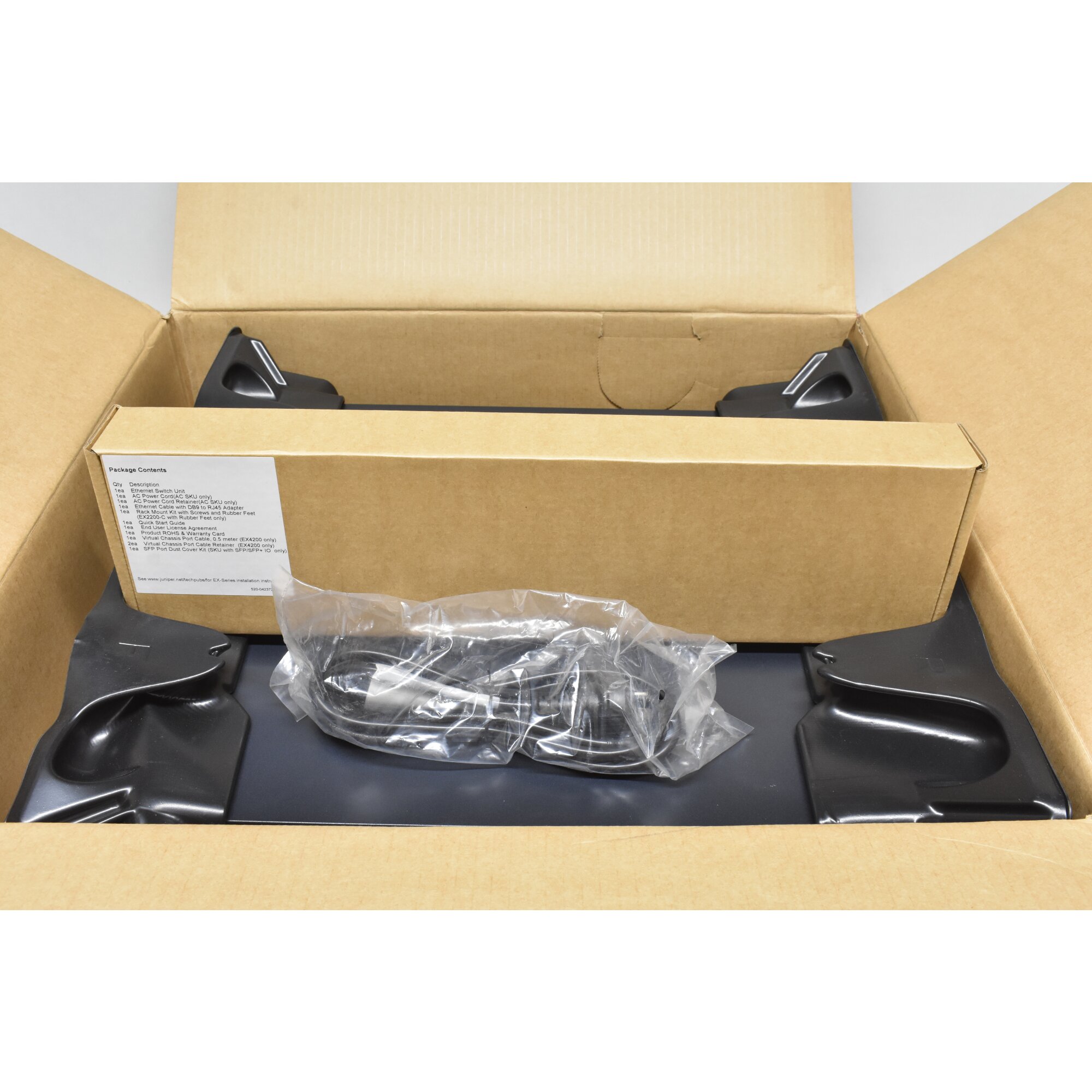 Juniper EX4200-24F 24-Port SFP GE Switch 1x PSU OVP - Piospartslap