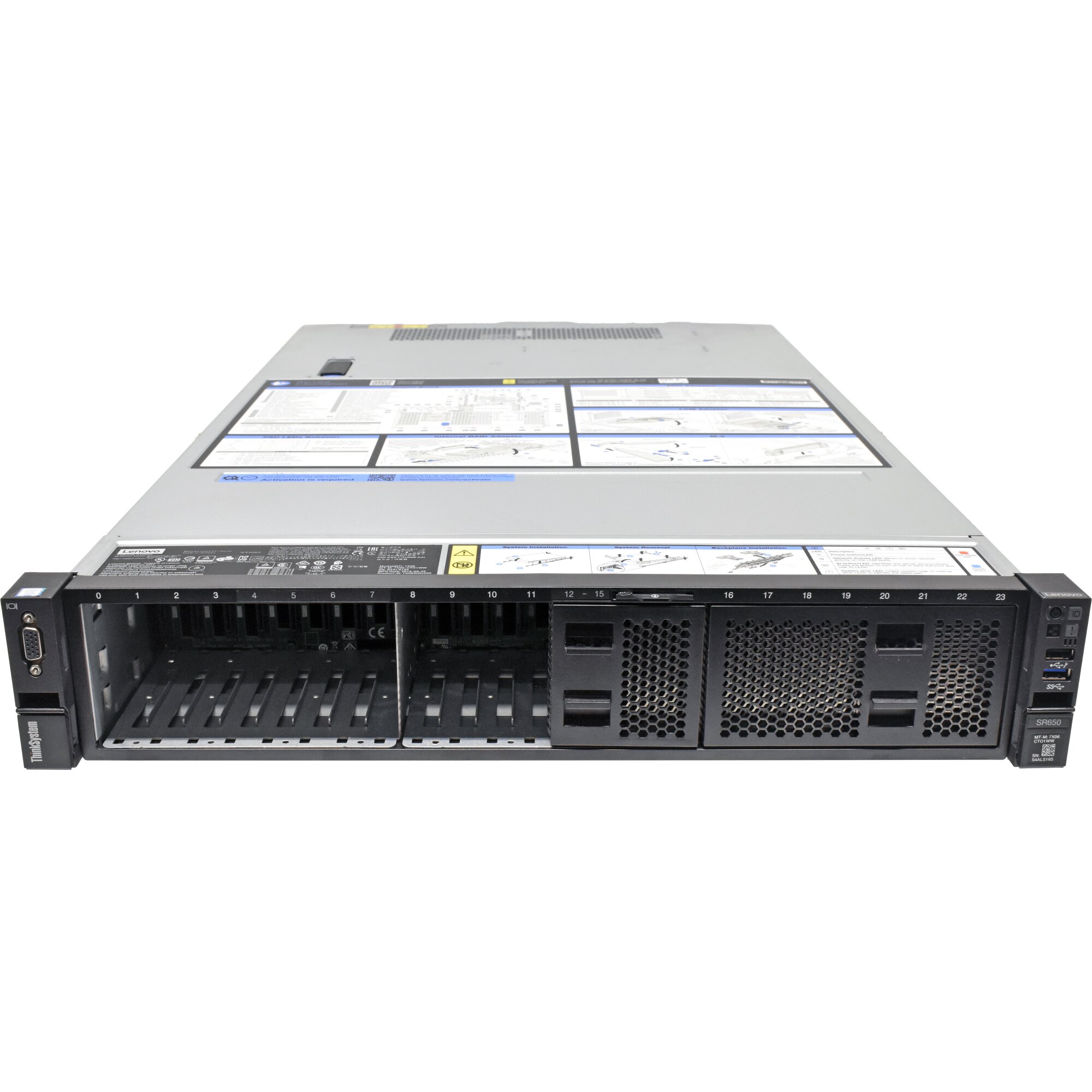 Lenovo ThinkSystem SR650 2x Platinum 8176 28C 2.10GHz 256GB PC4 16x SFF ...