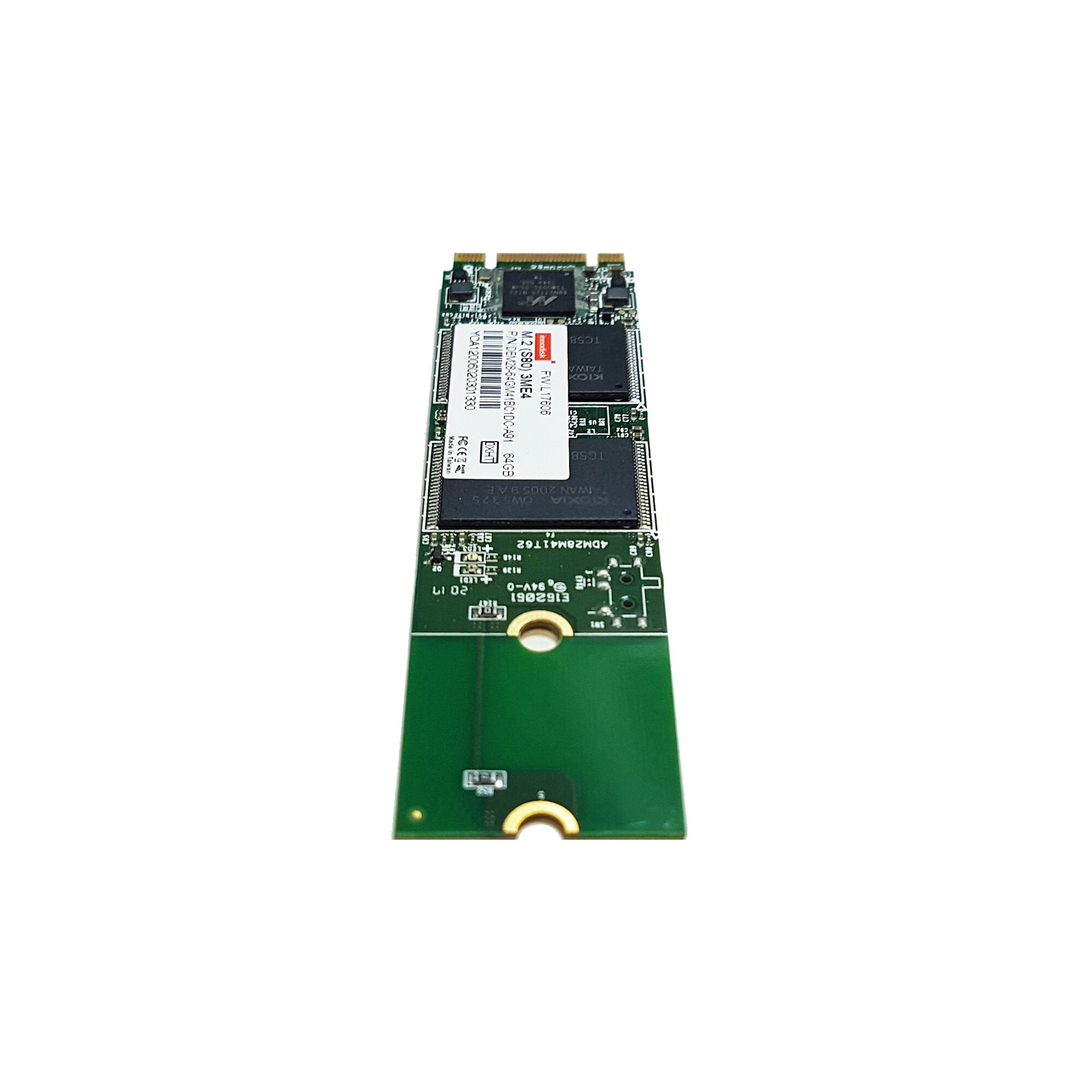 Innodisk 64GB M.2 (S80) 3ME4 SATA3 SSD Memory Card for Laptops/Notebooks