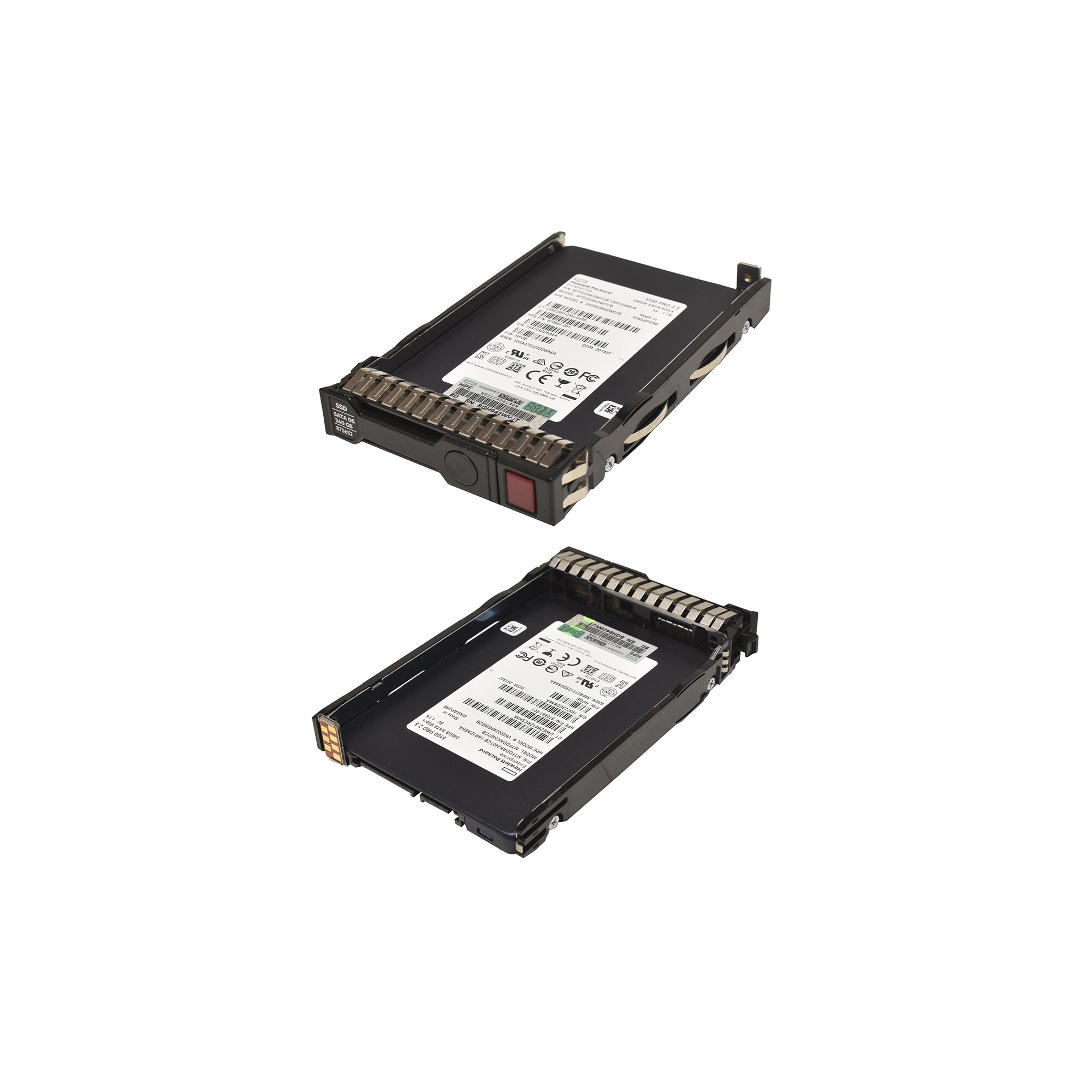 Micron HPE 5100 PRO 2.5 240GB SATA 6Gb SSD MTFDDAK240TCB 875652-001 ...