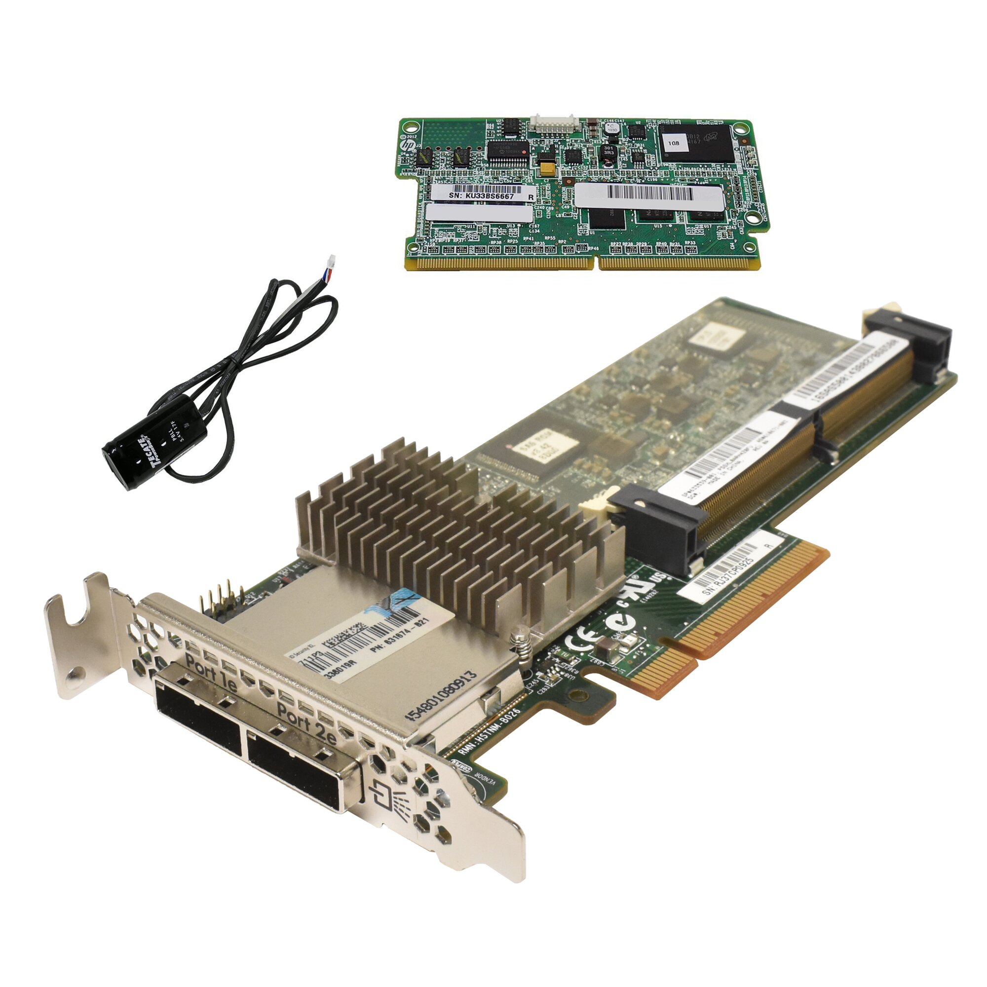 HP Smart Array P421 6Gb SAS RAID Controller 1GB FBWC +BBU 610671-003 ...