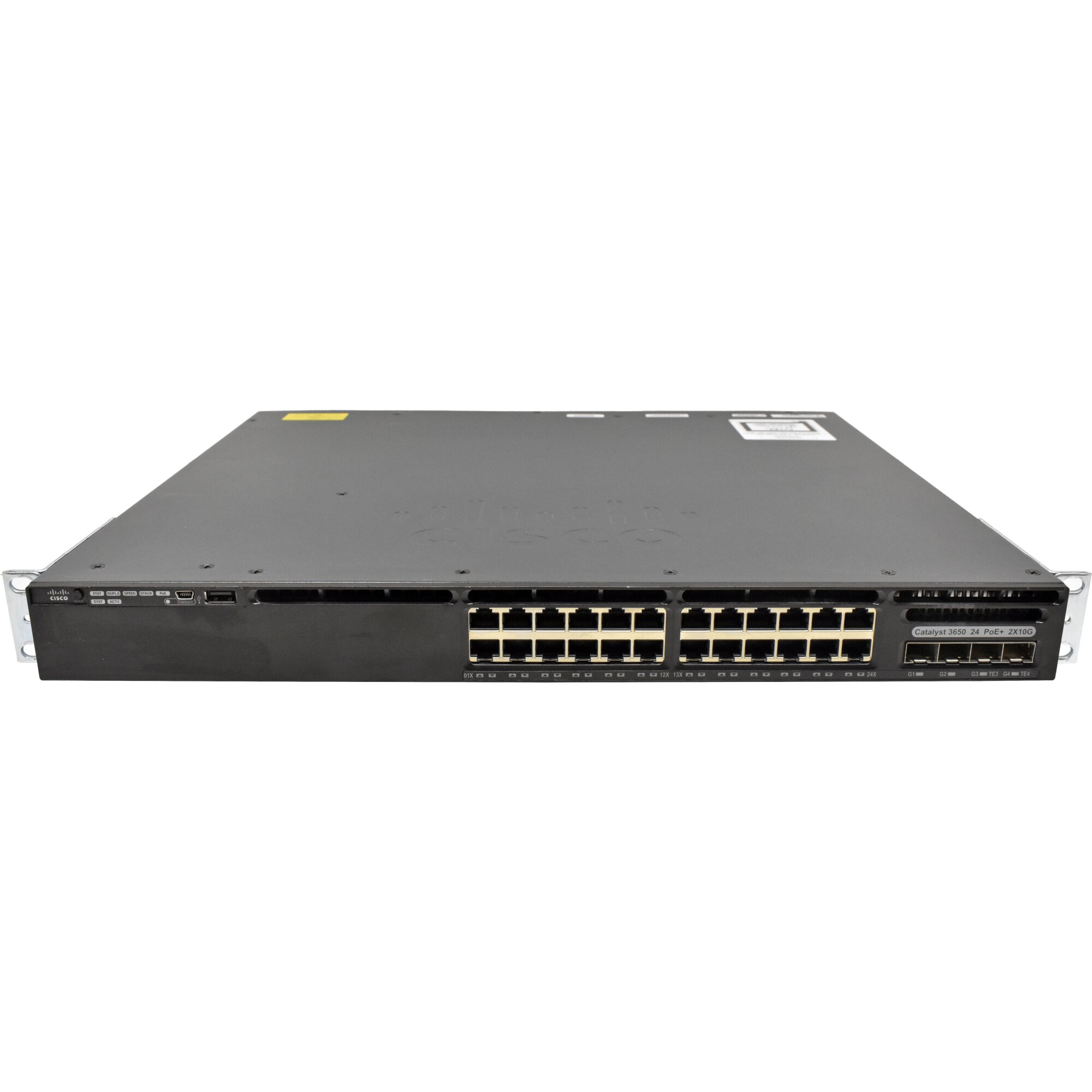 Cisco Catalyst WS-C3650-24PD-S 24-Port PoE+ RJ-45 GE Switch 2x 10G SFP+ ...