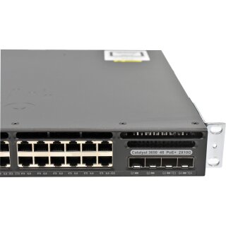 Cisco Catalyst WS-C3650-48PD 48-Port RJ-45 PoE+ GE Switch 2x 1G SFP 2x ...