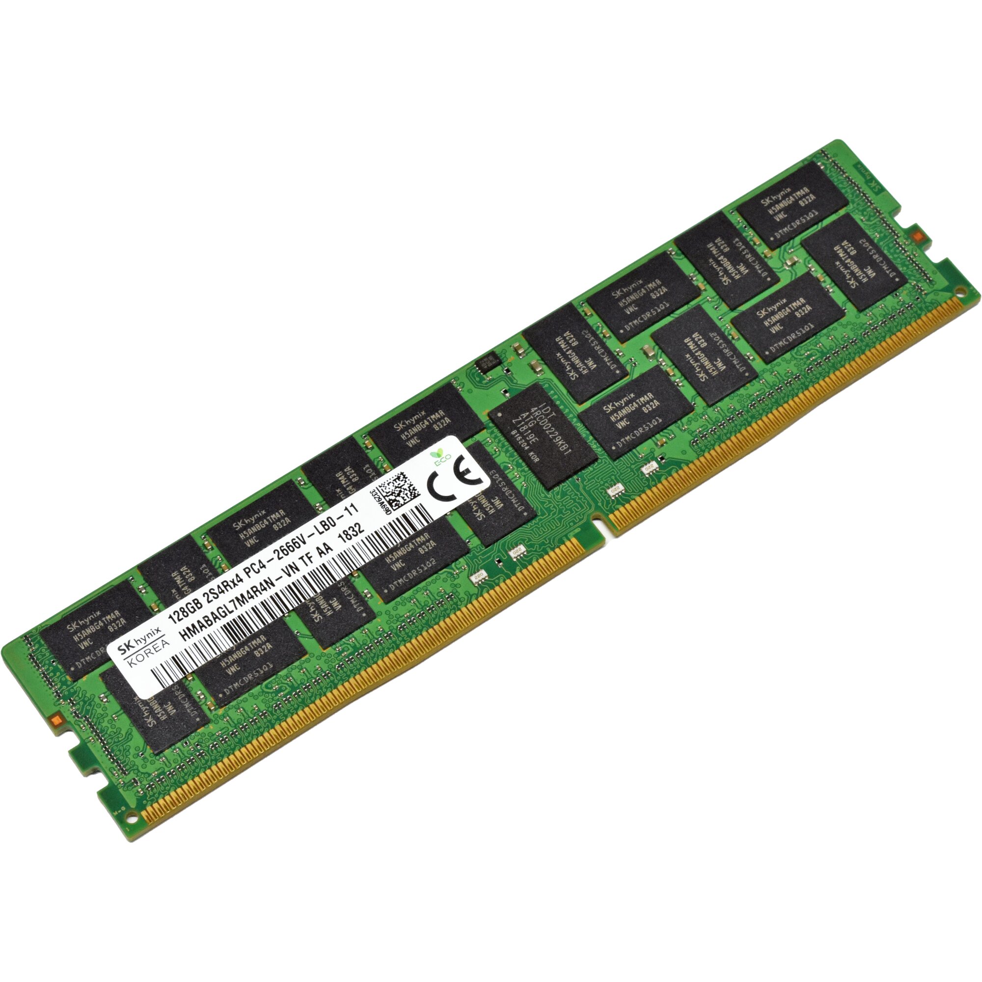SKhynix 128GB 2S4Rx4 PC4-2666V DDR4 RAM HMABAGL7M4R4N-VN TF AA 1832 ...