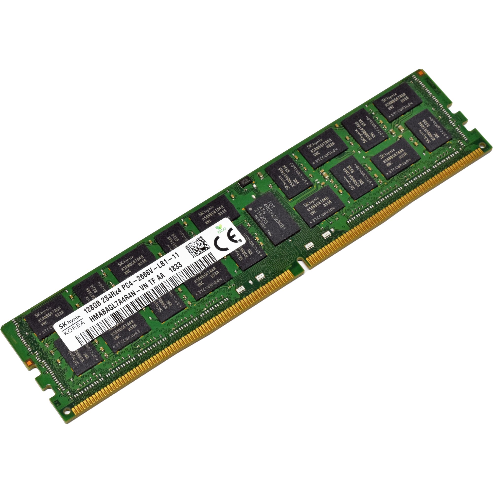 SKhynix 128GB 2S4Rx4 PC4-2666V DDR4 RAM HMABAGL7A4R4N-VN TF AA 1833 ...