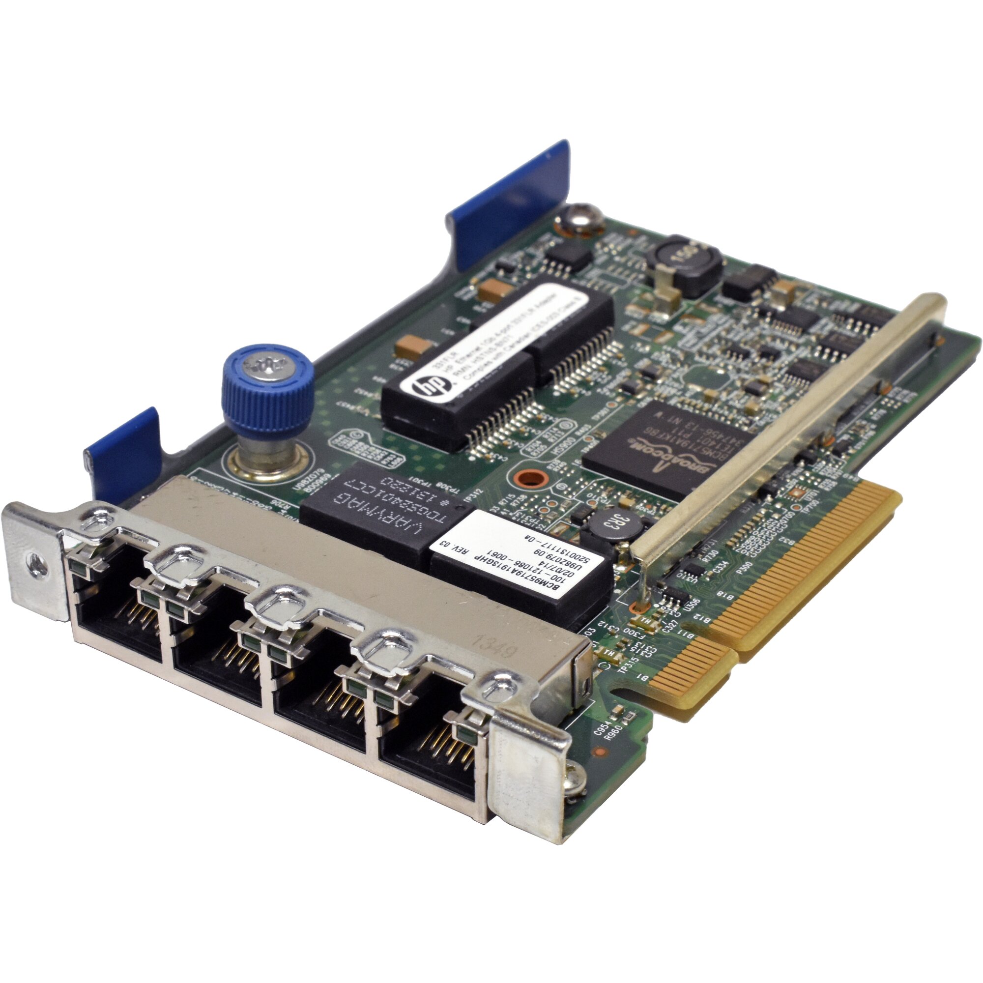 HP 331FLR 4-Port PCIe x8 Gigabit Ethernet Network Adapter 629133-001 ...