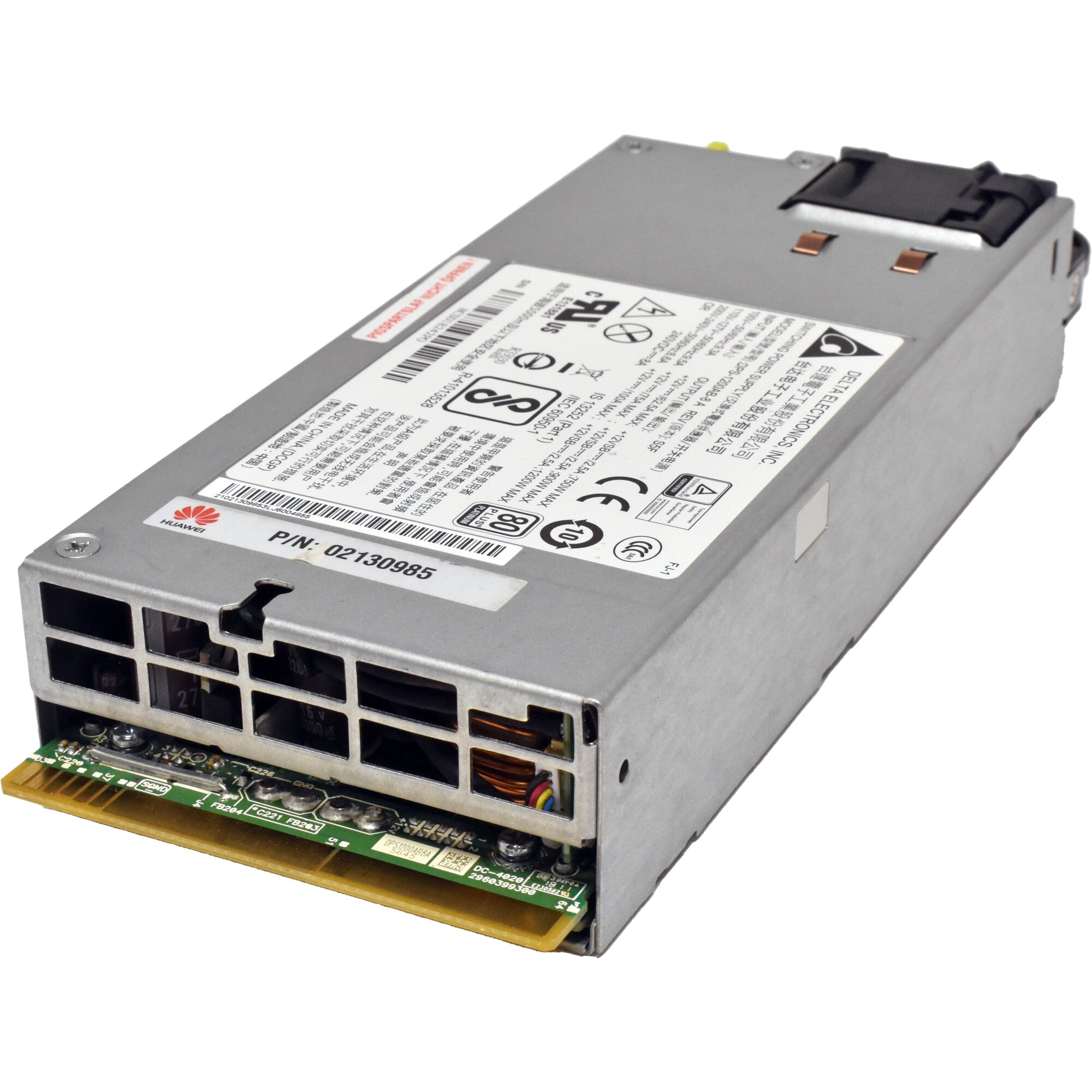Huawei Delta 1200W Power Supply/Netzteil DPS-1200AB-8 A 02130985 ...