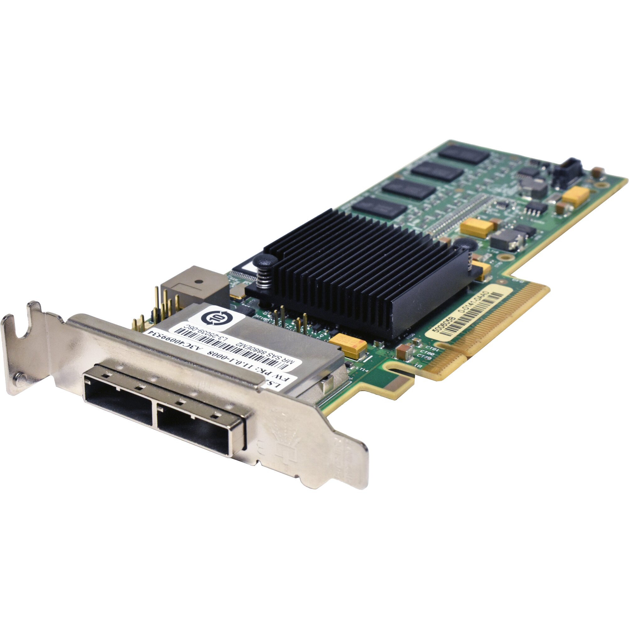 Fujitsu LSI 8880EM2 6 Gb/s PCIe x8 SAS RAID Controller L3-25039-06 ...