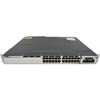 Cisco Catalyst WS-C3750X-24P-S 24-Port Stackable PoE GE Switch +Network ...