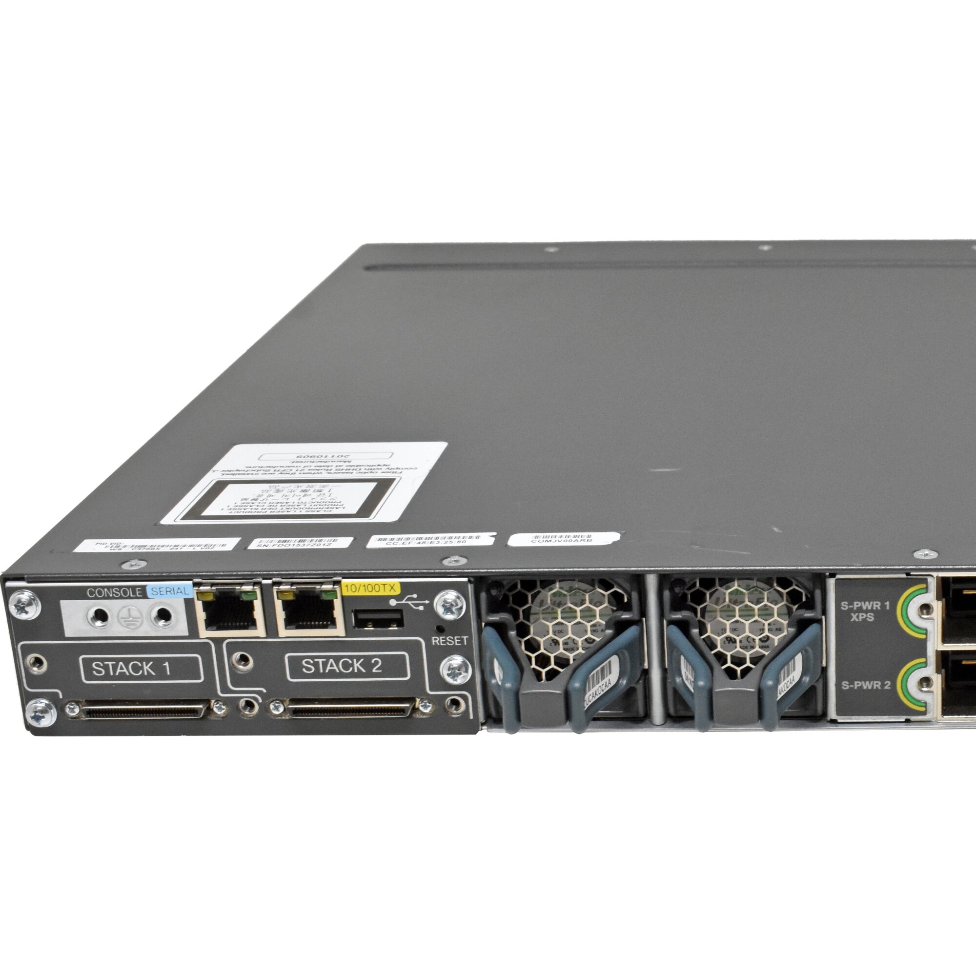 Cisco Catalyst WS-C3750X-24T-L 24-Port Gigabit Ethernet Switch ...