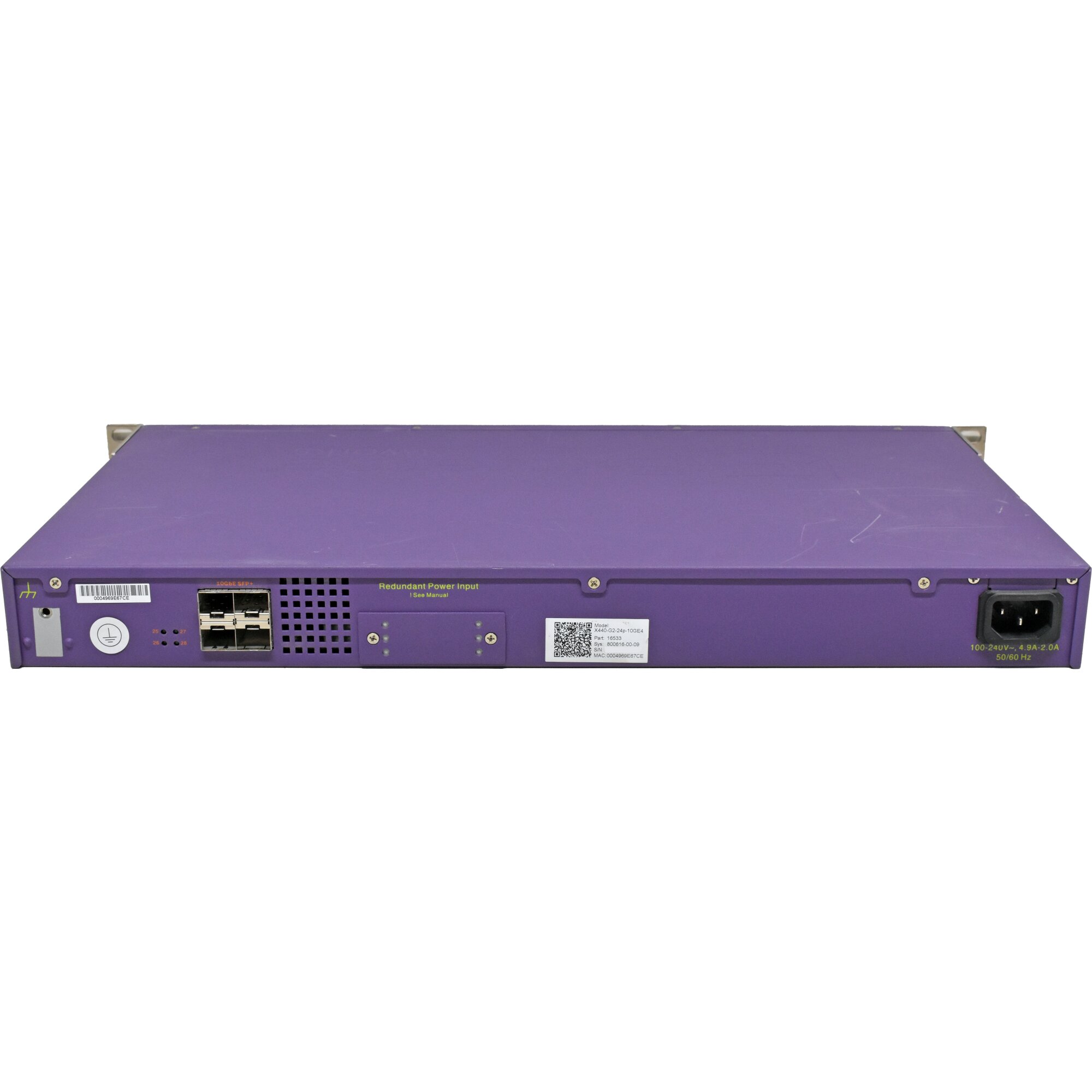 Extreme Summit X440-G2-24p-10GE4 24-Port PoE+ GE Switch 4+4 SFP/SFP+ ...