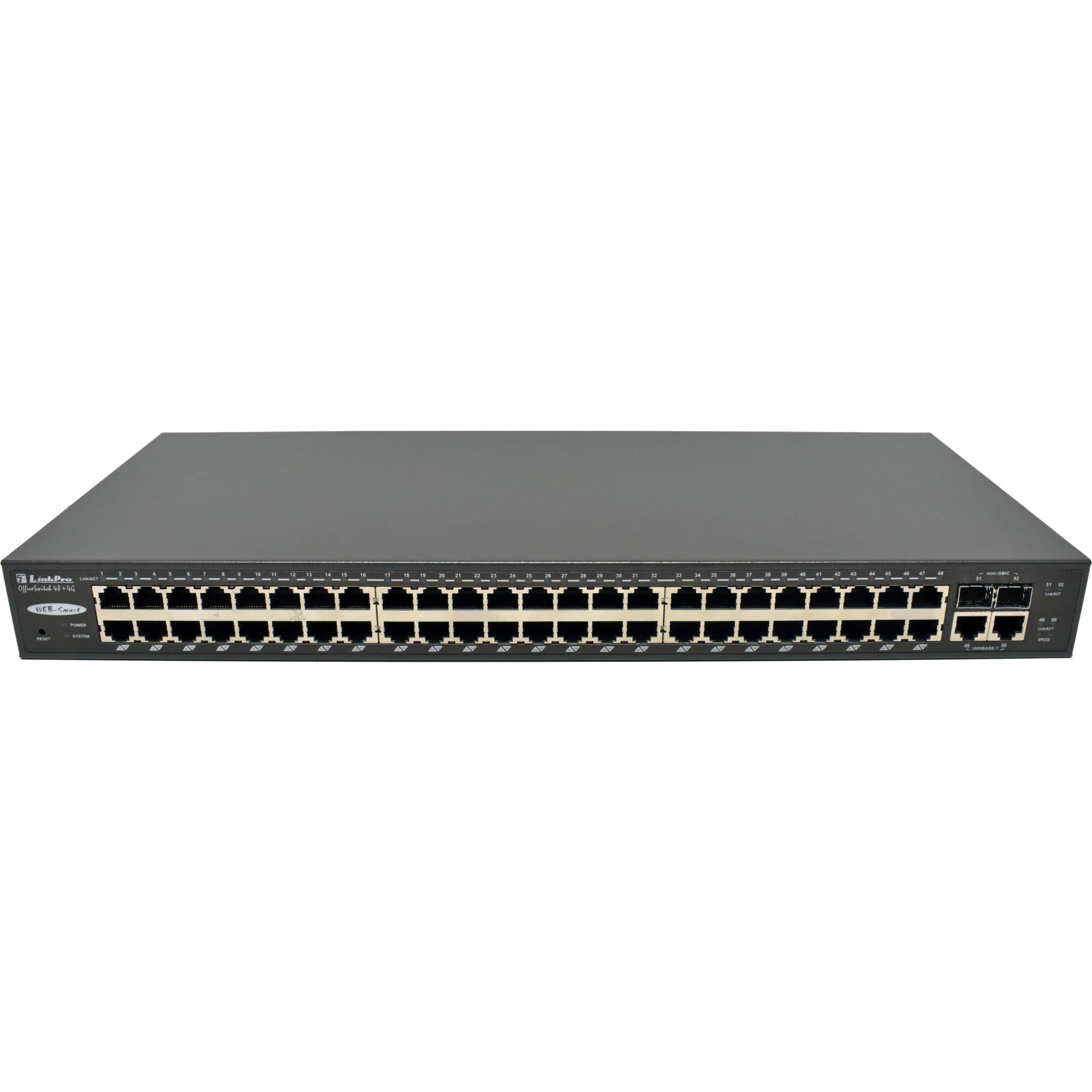 LinkPro Web-Smart Office Switch 48+4G SH-77484GS 50-Port RJ-45 GE ...