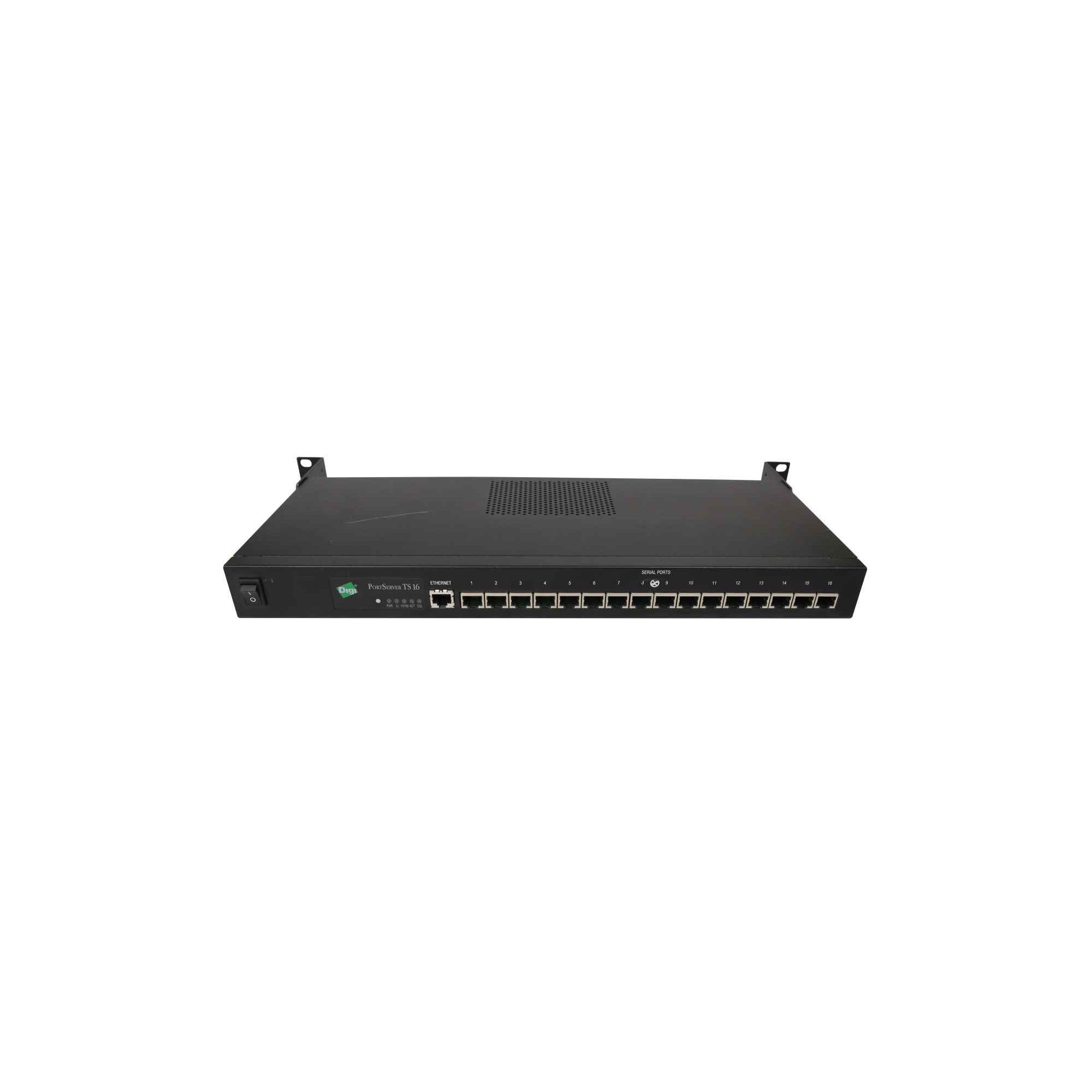 Digi PortServer TS16 1P50000854-01 16-Port Terminal Server +Rack Ears ...