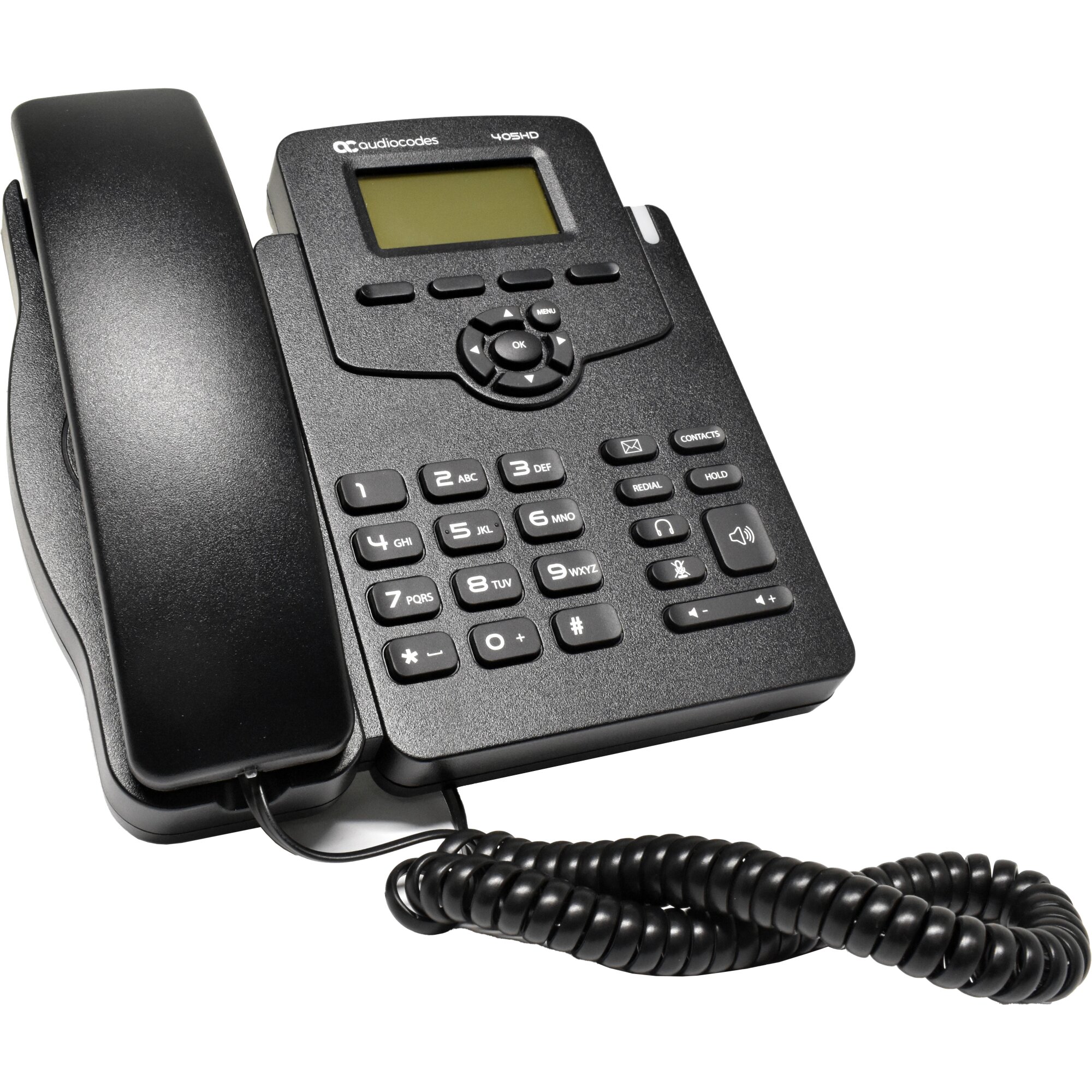 Audiocodes 405HD IP Phone black PoE Systemtelefon GGWV00597 LCD Display ...